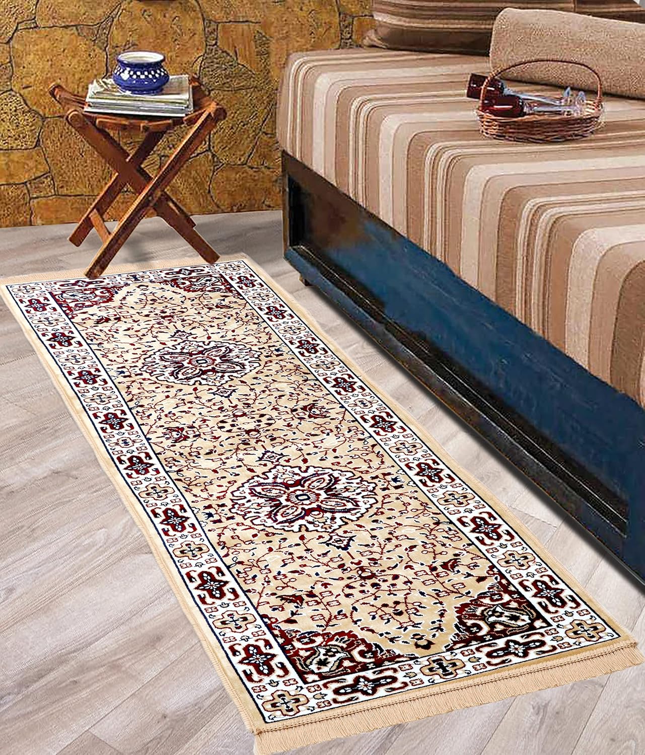 Buy Carpet Decor Persian Bedside Runner Carpet For Bedroom/Living Room ...
