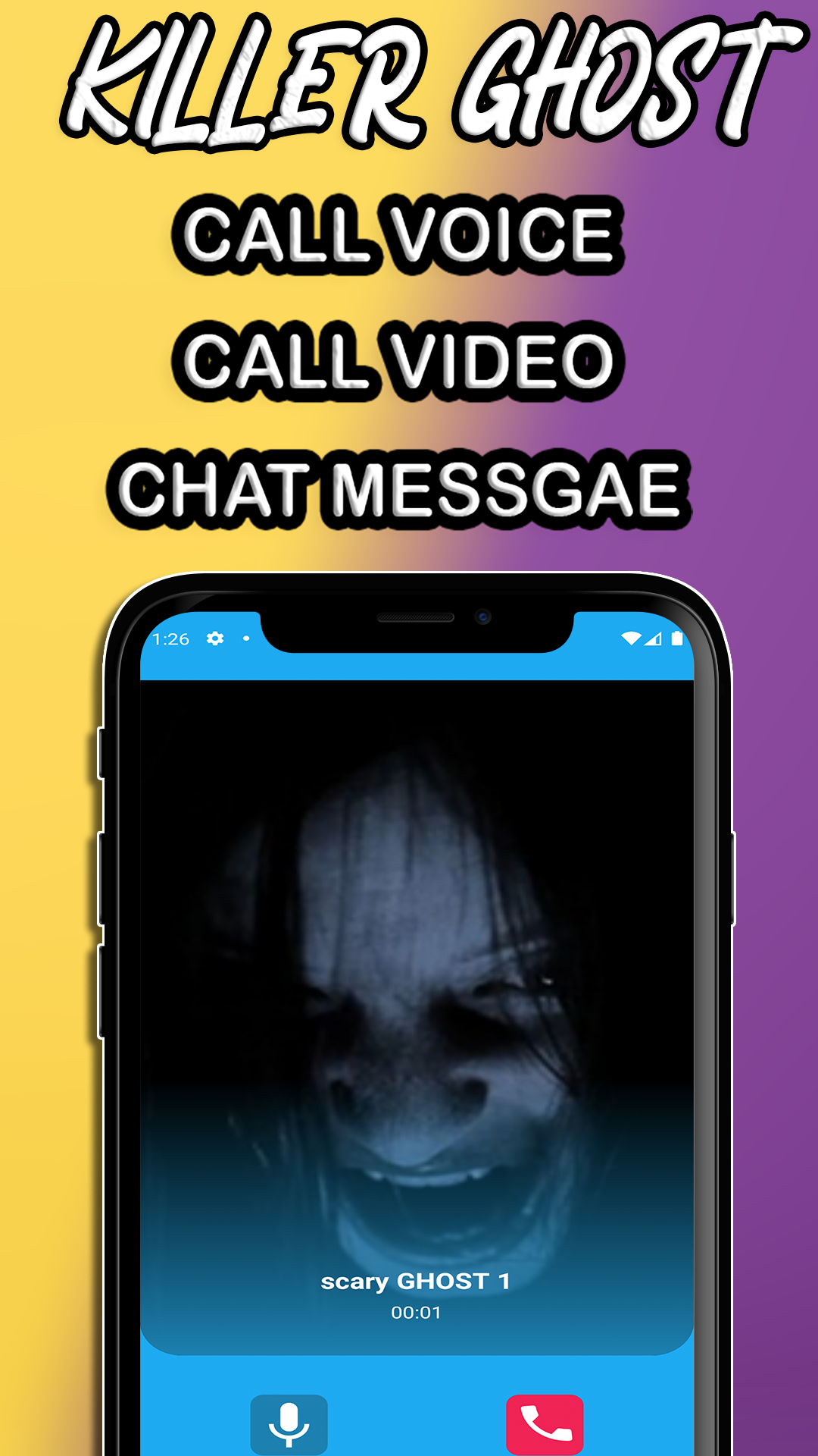 Video Call Horror Ghost - Prank Video Call & Fake - Gift Call Ghost Prank and Chats simulator ...