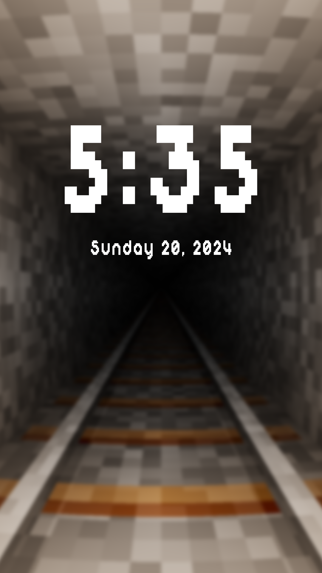 3D Block Craft Endless Train Screensaver & Video Game Live Wallpaper ...