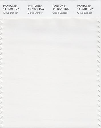 PANTONE Smart 11-4201X Color Swatch Card, Cloud Dancer - House Paint ...