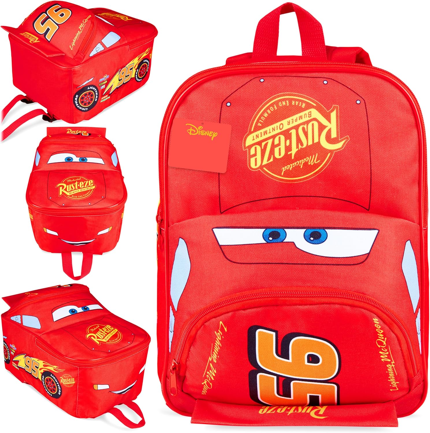 Disney Cars Backpack for Kids Rucksack for Nursery Preschool ...