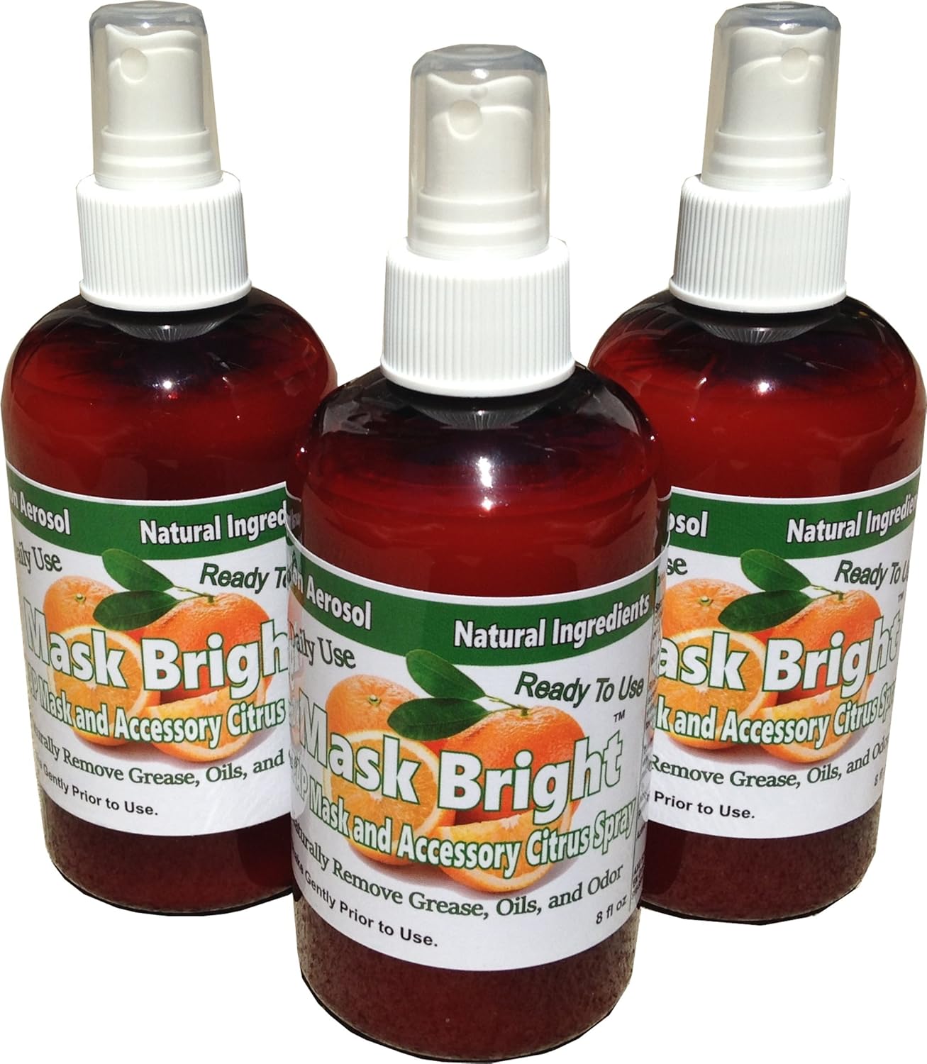 Amazon.com: Mask Bright CPAP Mask Cleaner. Pump Spray 3 Pack : Health ...