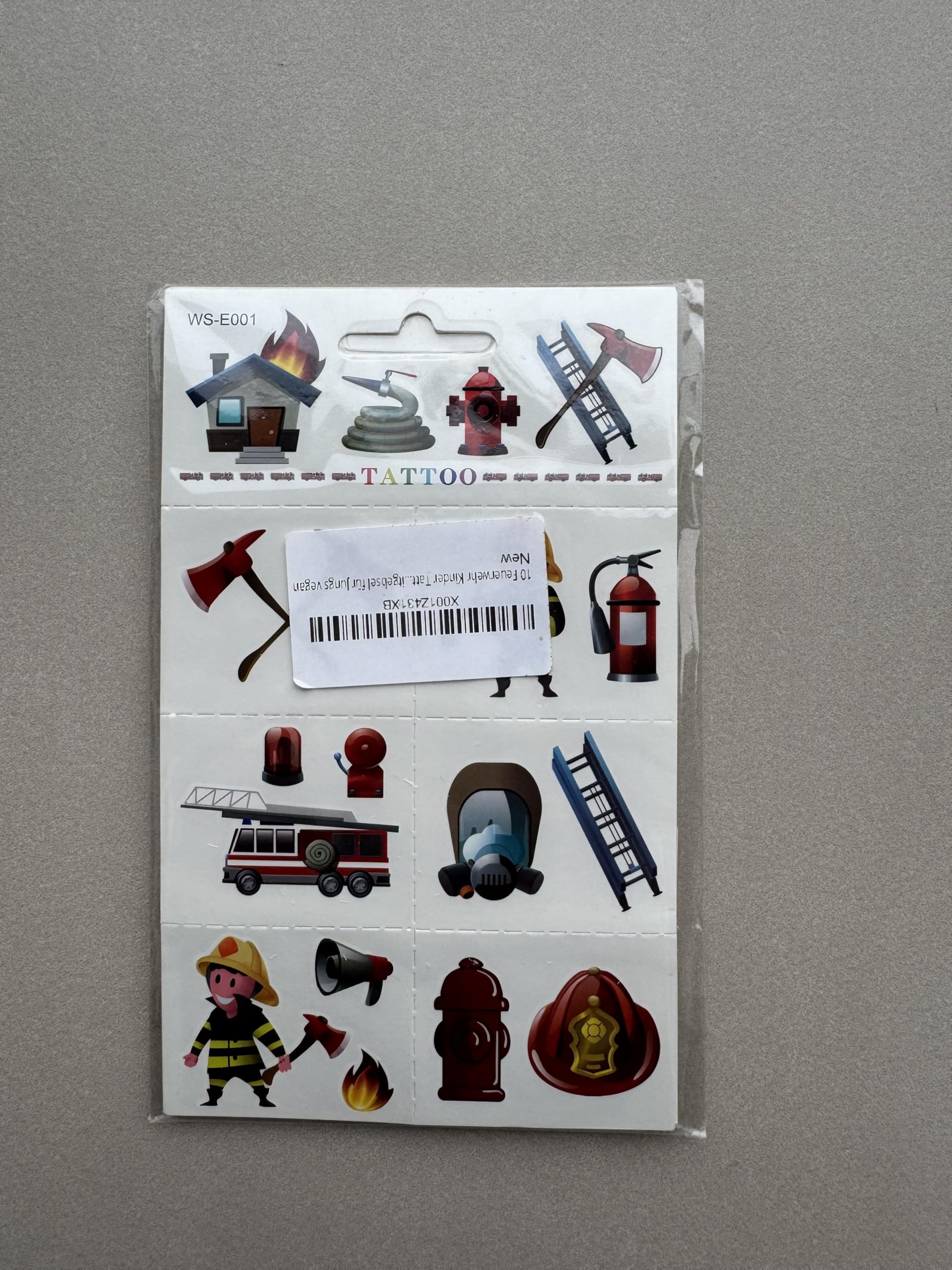 Feuerwehrmann Maske Tattoos CRAZE Tattoos Fireman SAM Tattoo Mega Set