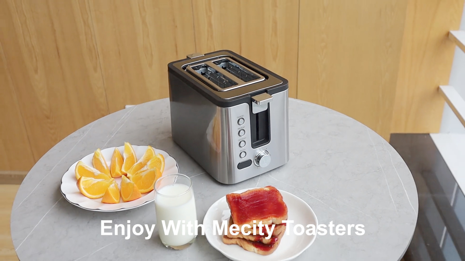 Watch Mecity Stainless Steel Heat Insulation Toaster 2 Slice on Amazon Live