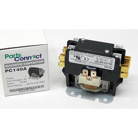 Amazon.com: Rheem / Ruud / Protech Contactor 42-25101-03 40A 1P 24V ...