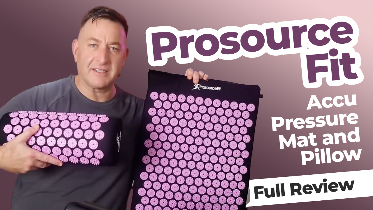 Watch Acupressure Mat For Pain Relief ProSource Fit with Pillow on ...