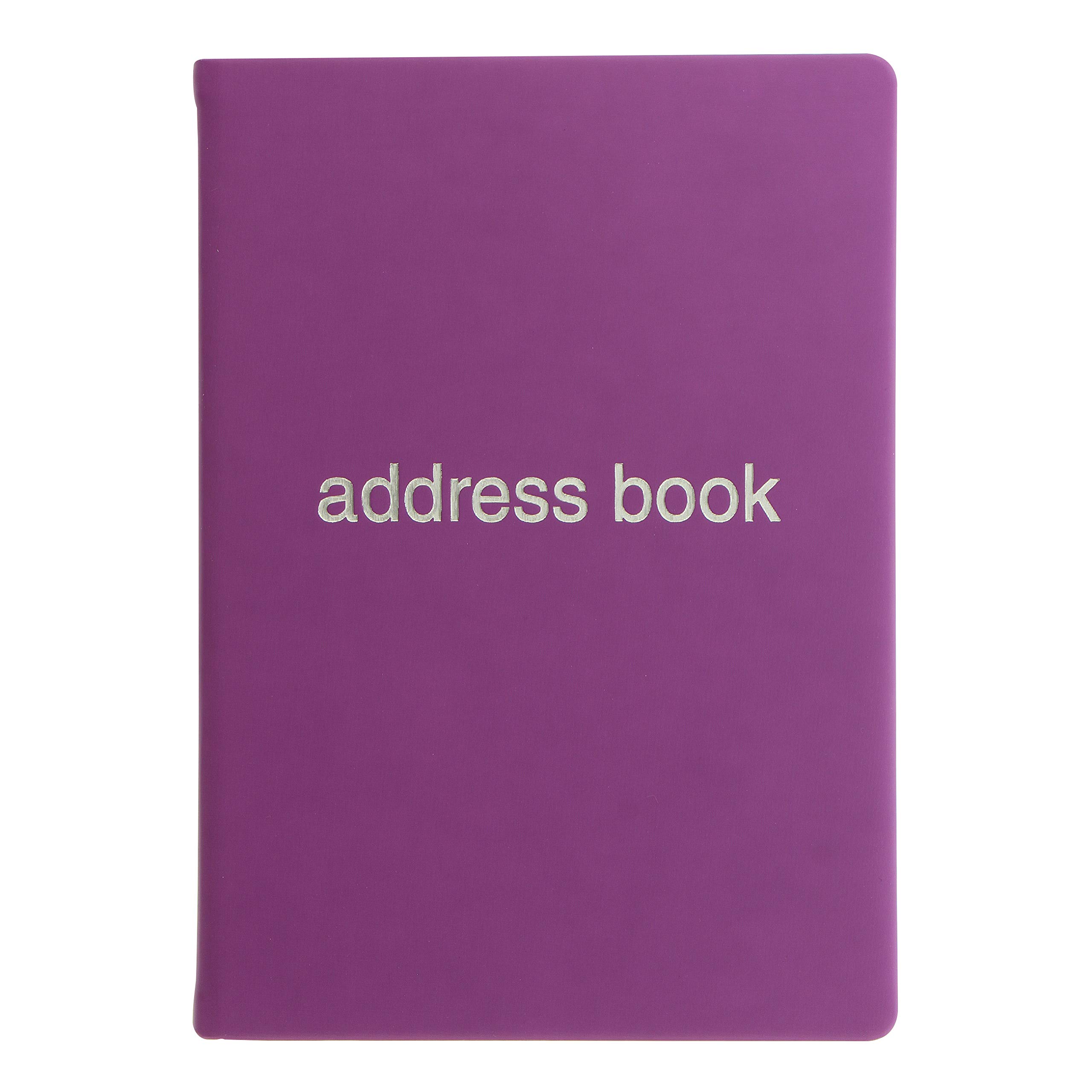 Snapklik.com : Letts Dazzle A5 Address Book, White Paper, 192 Pages, 8. ...