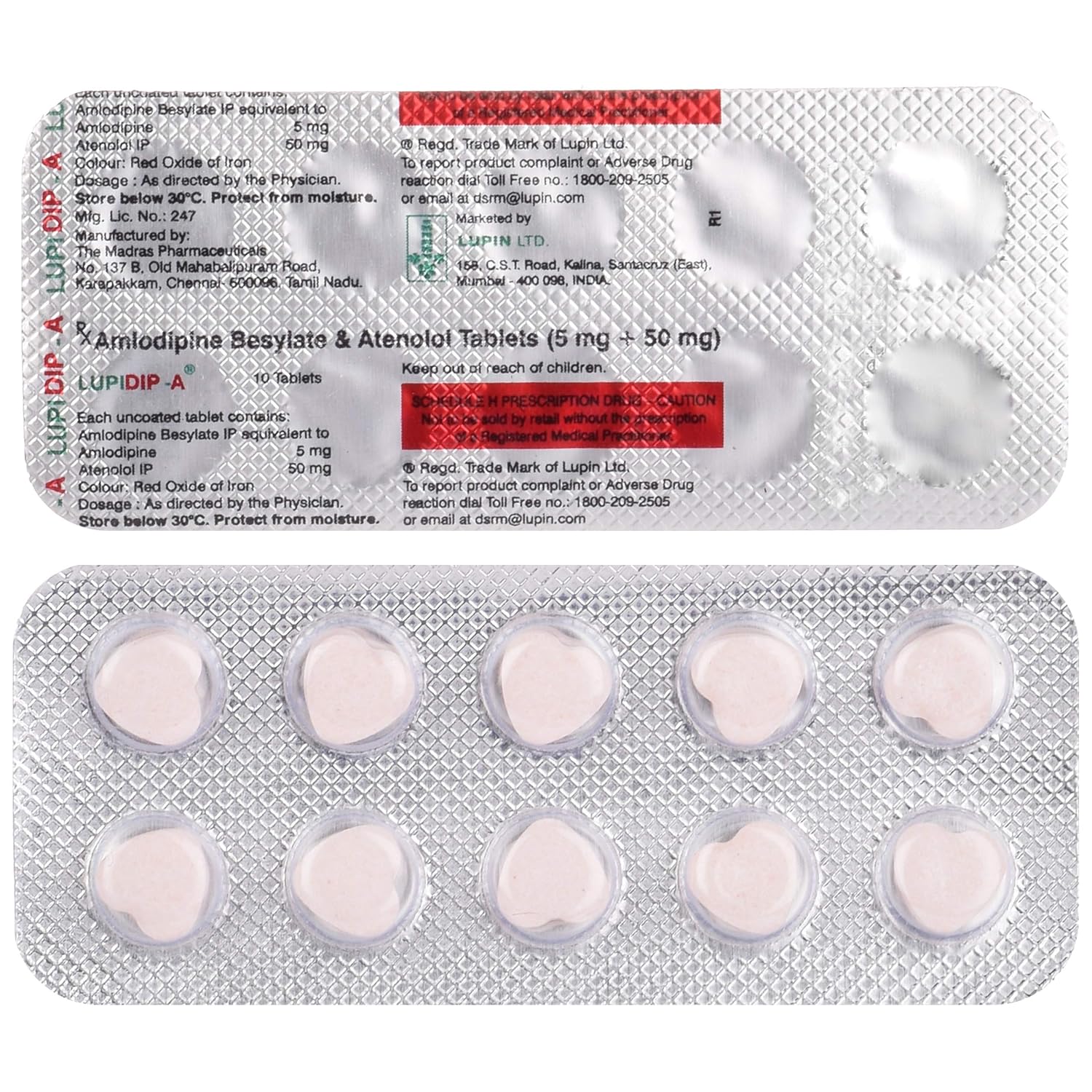 Lupidip A - Strip of 10 Tablets : Amazon.in: Health & Personal Care