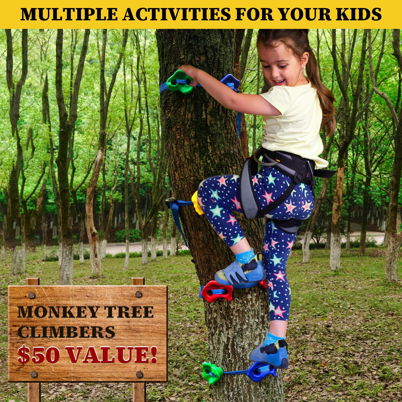 Snapklik.com : ZEROMX 150FT Zip Lines For Kids And Adults Outdoor ...