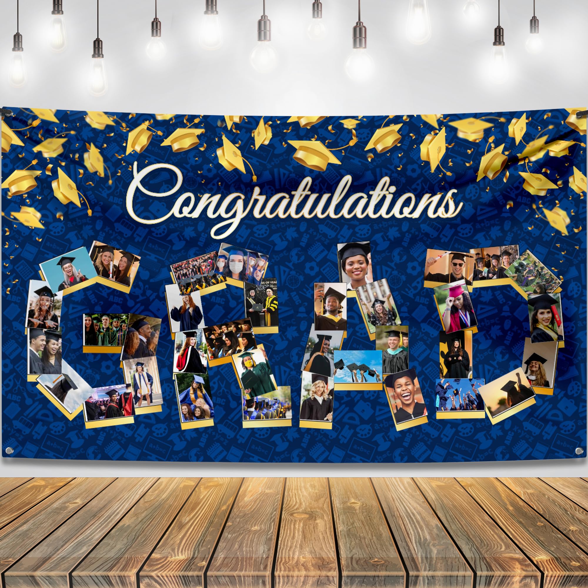 Snapklik.com : Congratulations Graduation Photo Banner - Xtralarge ...