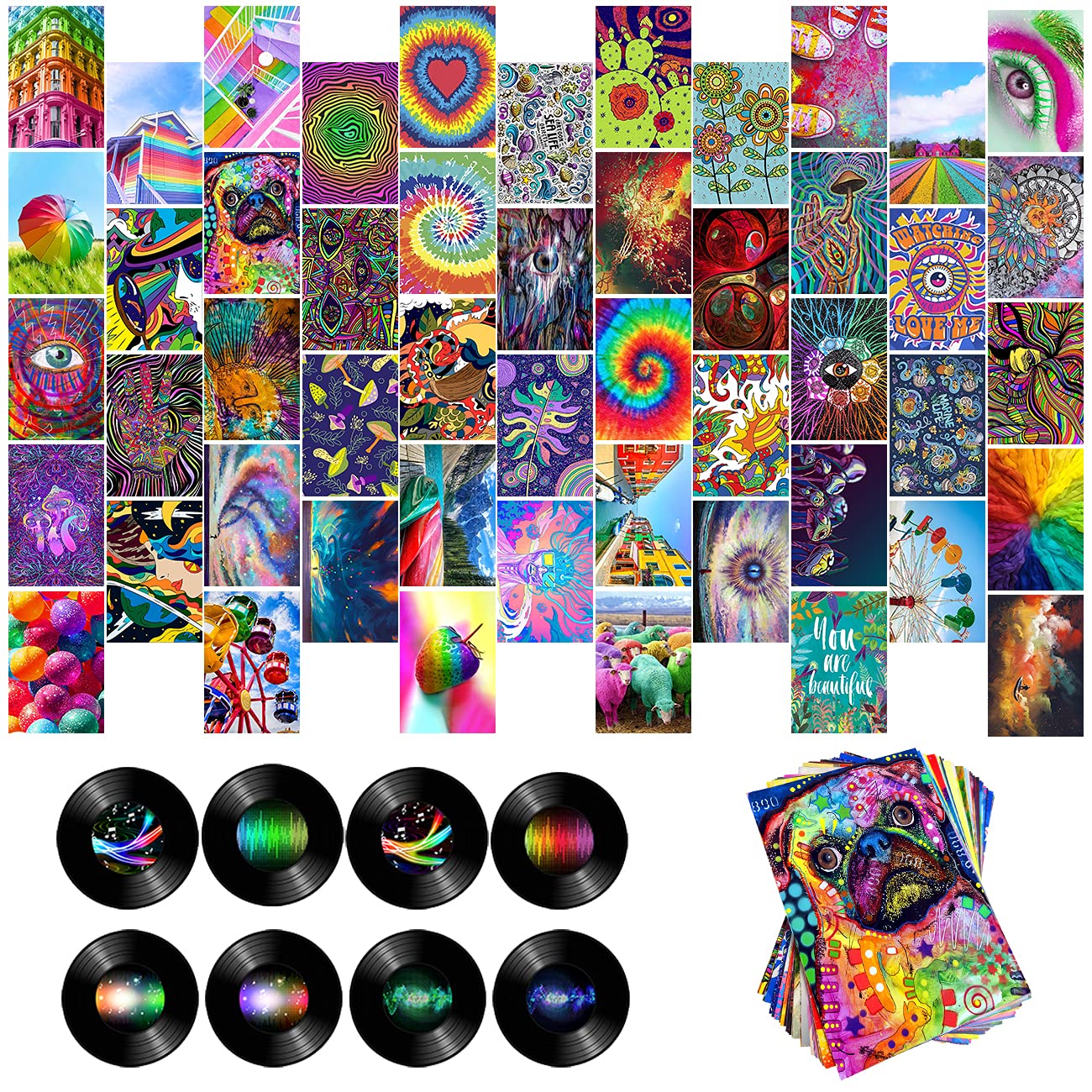 Damaisely Indie Room Decor For Bedroon Aesthetic Wall Collage Kit ...