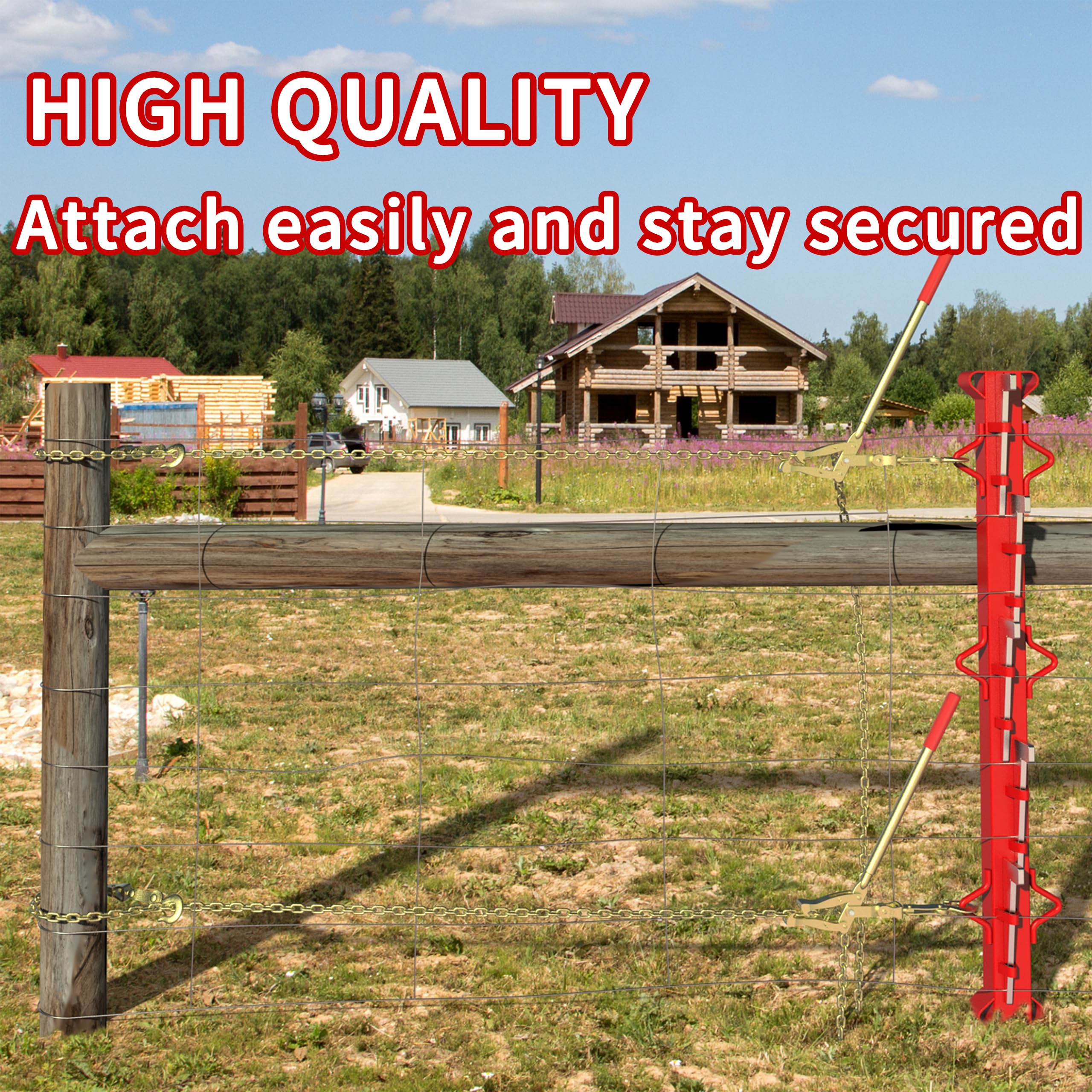 Snapklik.com : Fence Stretcher Tool Chain Link Fence Bar Puller, Heavy ...