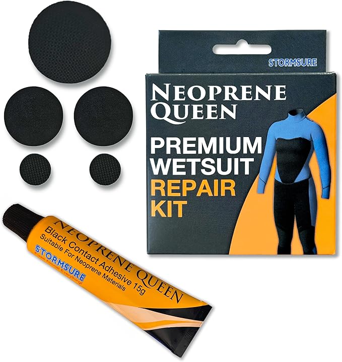 Neoprene Queen Wetsuit Repair Kit - Make Long-Lasting Patch Repairs on ...