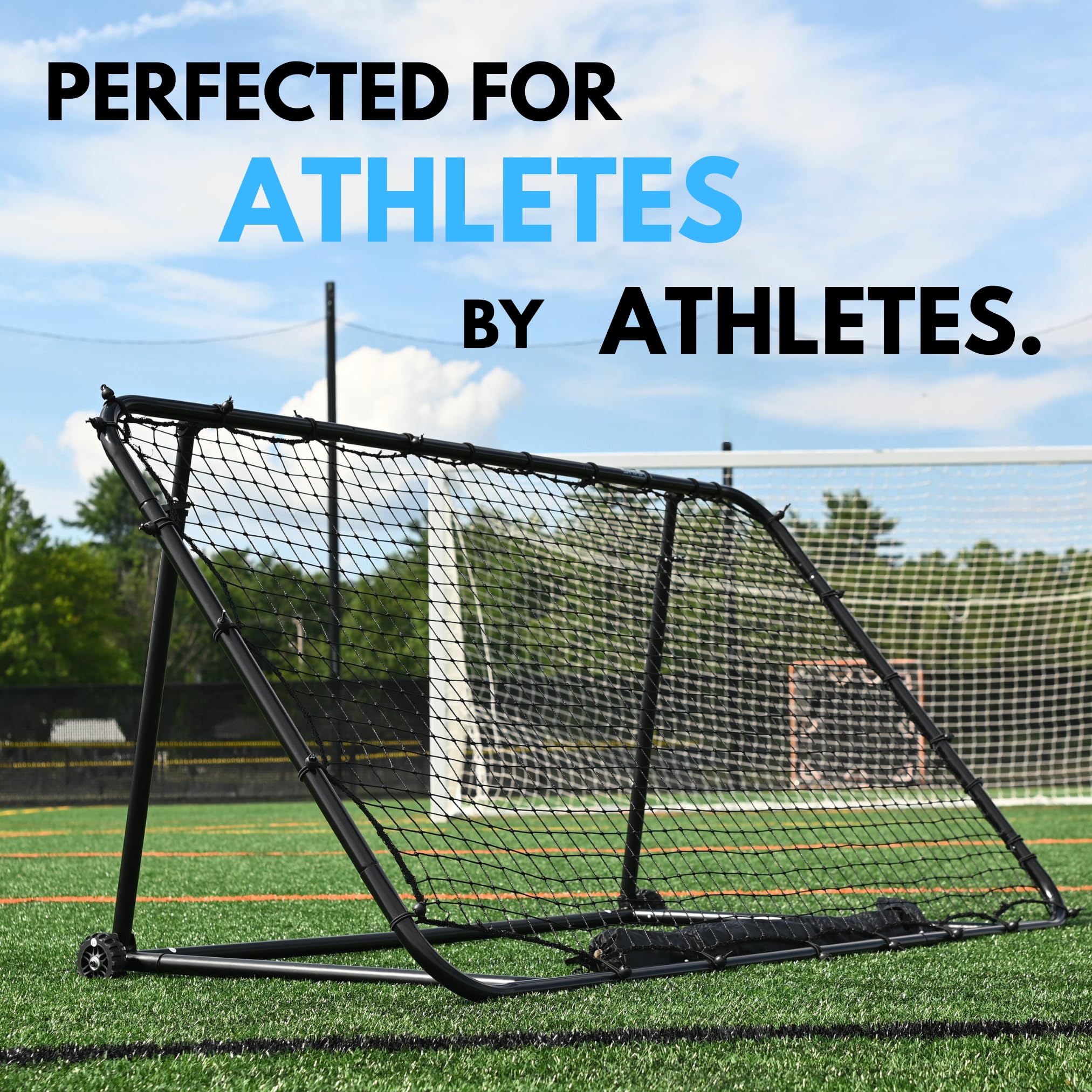 Soccer Rebounder Net Large: 6ft x 3.5ft - Soccer Bounce Back Net ...