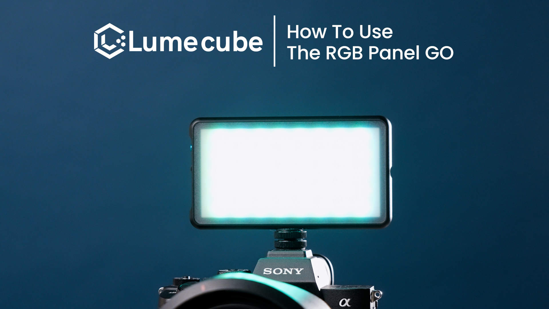 Watch How to use the Lume Cube RGB Panel Go on Amazon Live