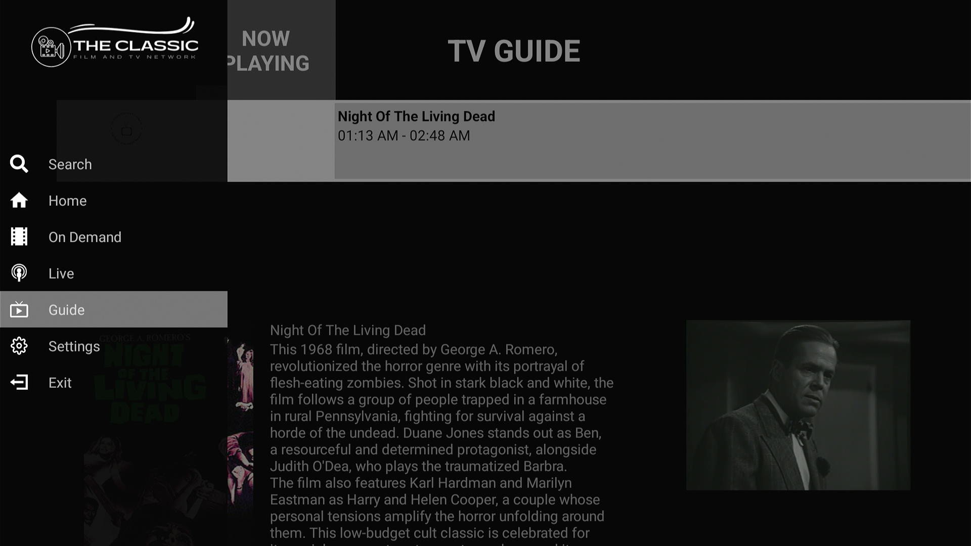 The Classic Film and TV Network - App on Amazon Appstore