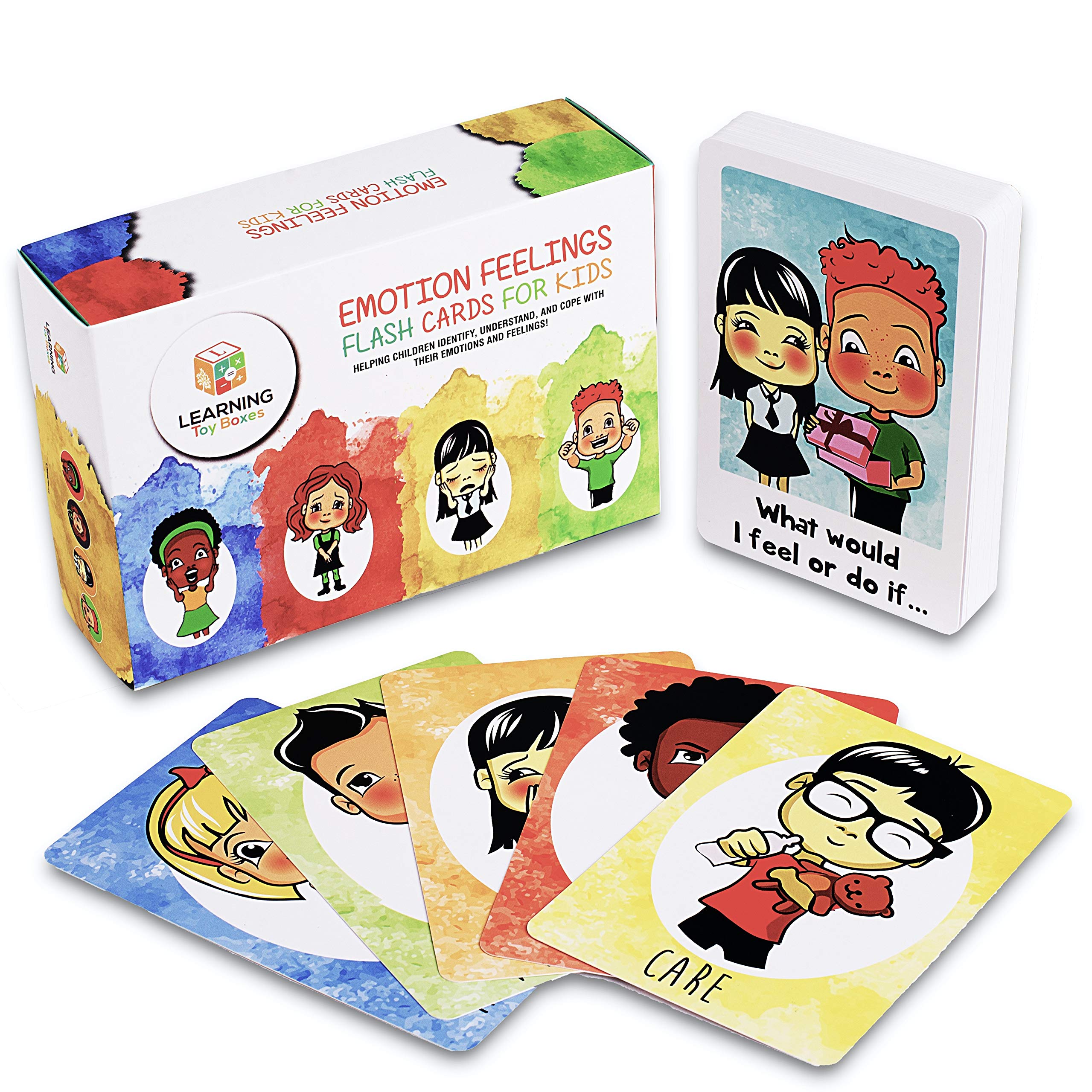 Buy Feelings Flashcards Emotion Flash Cards for Toddlers Social ...