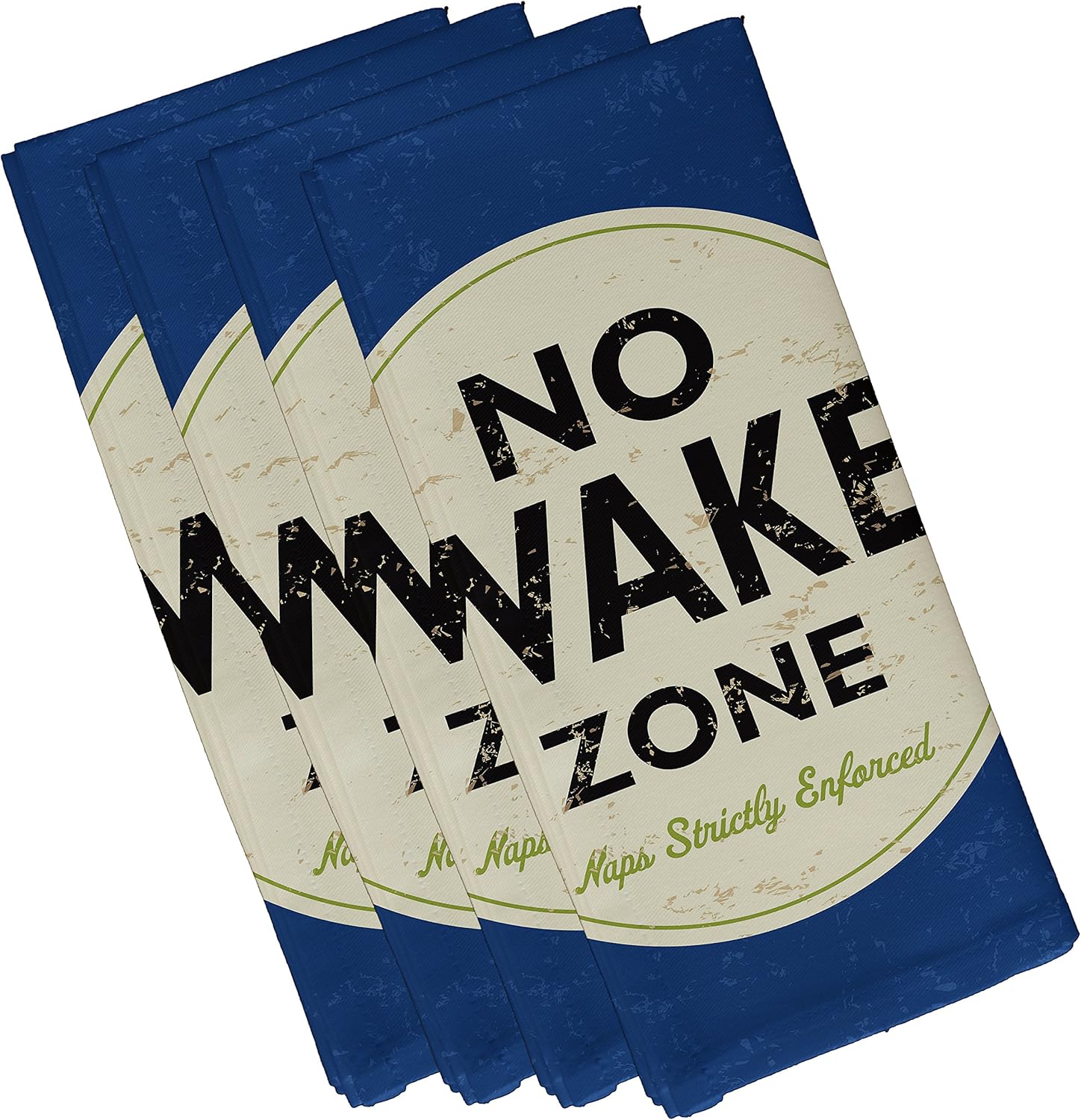 Amazon.com: E by design Nap Zone Word Print Napkin : Home & Kitchen