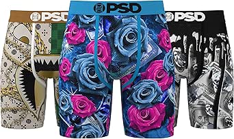 PSD Men's Prestige Boxer Brief 3-Pack, Multi, L at Amazon Men’s ...