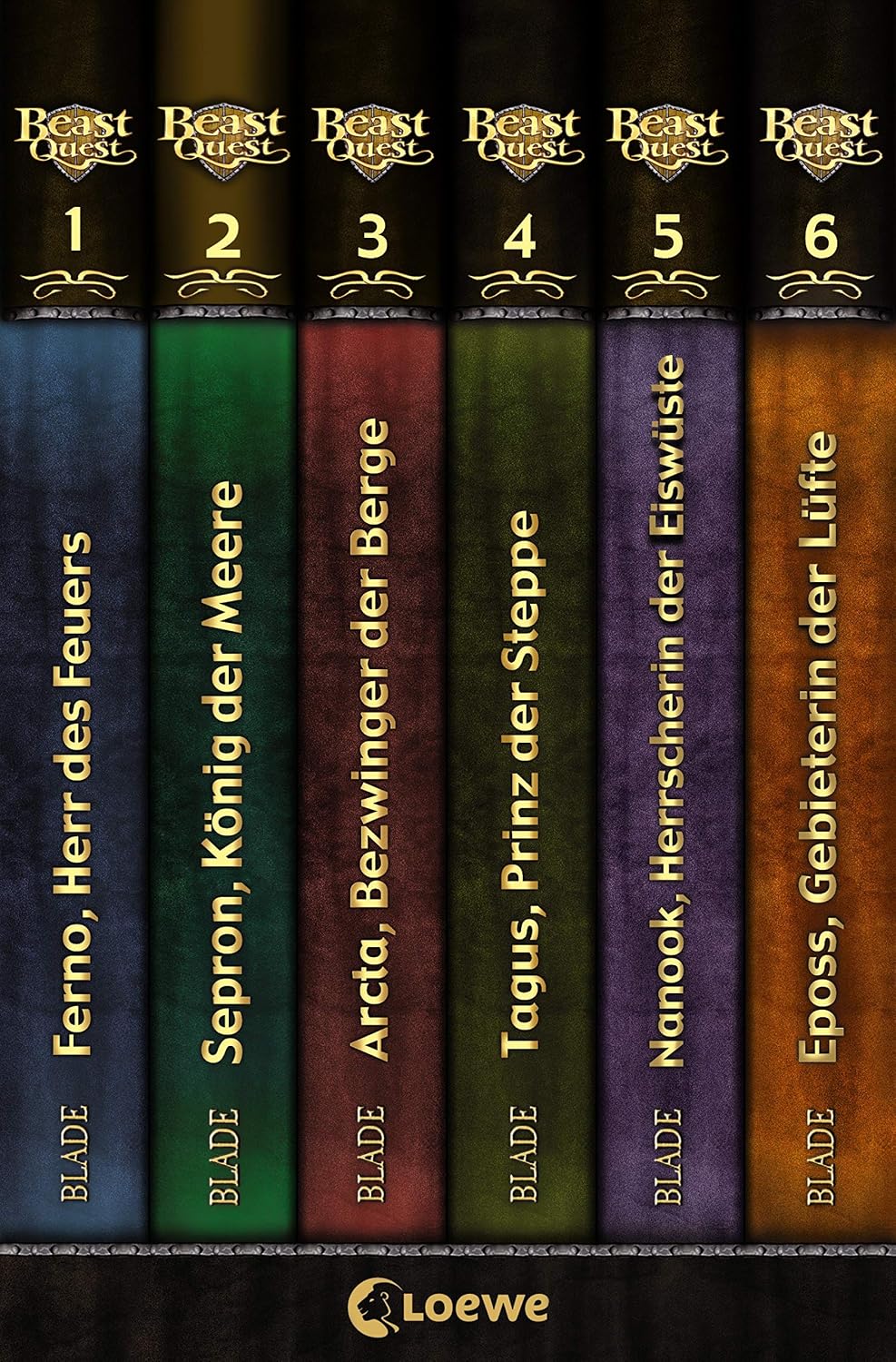 Beast Quest (Band 1-6): Ferno, Herr des Feuers. Sepron, König der Meere ...