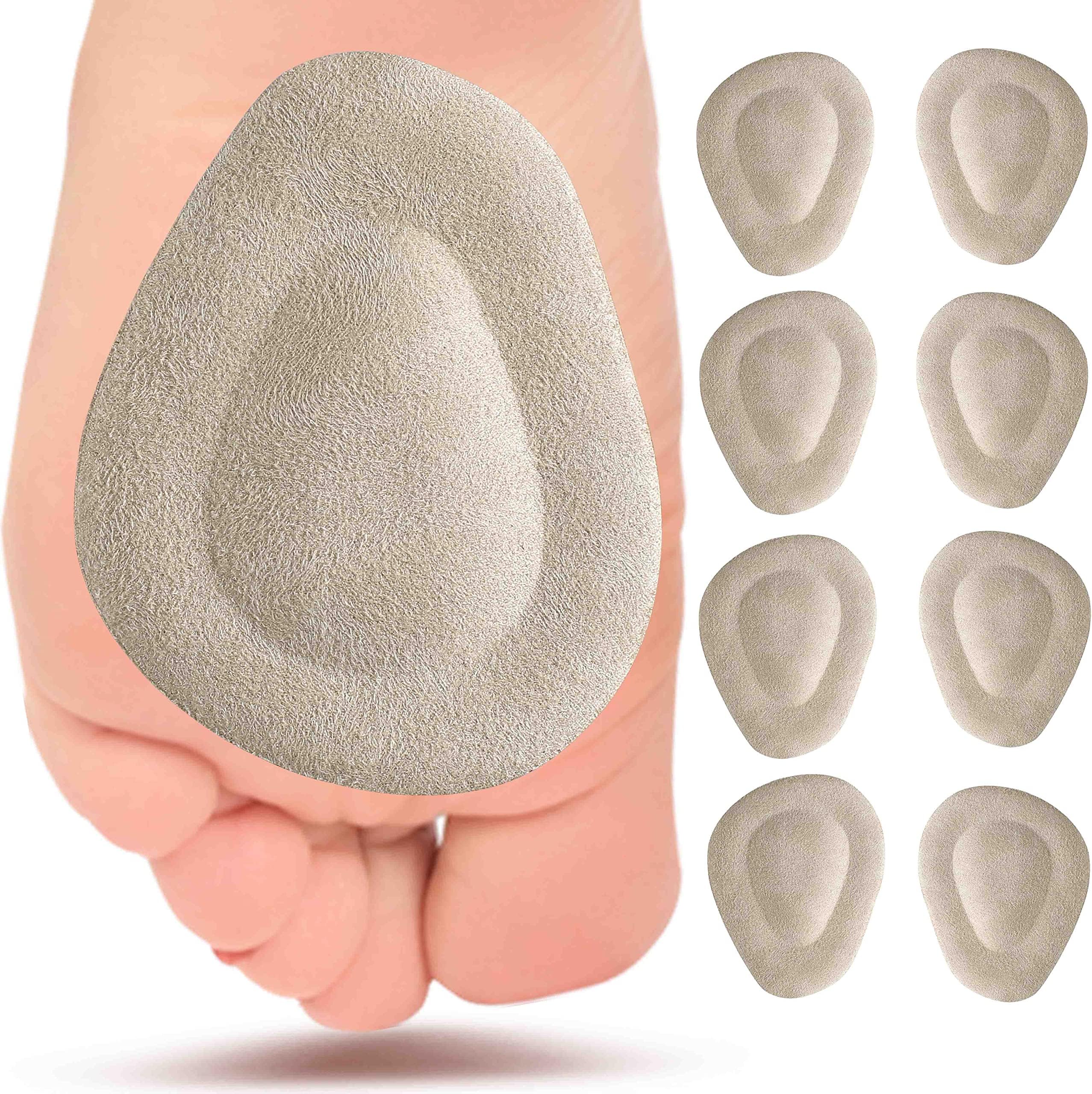Amazon.com: Misorita Metatarsal Pads, 8 Pack, Fleece Surface Gel ...