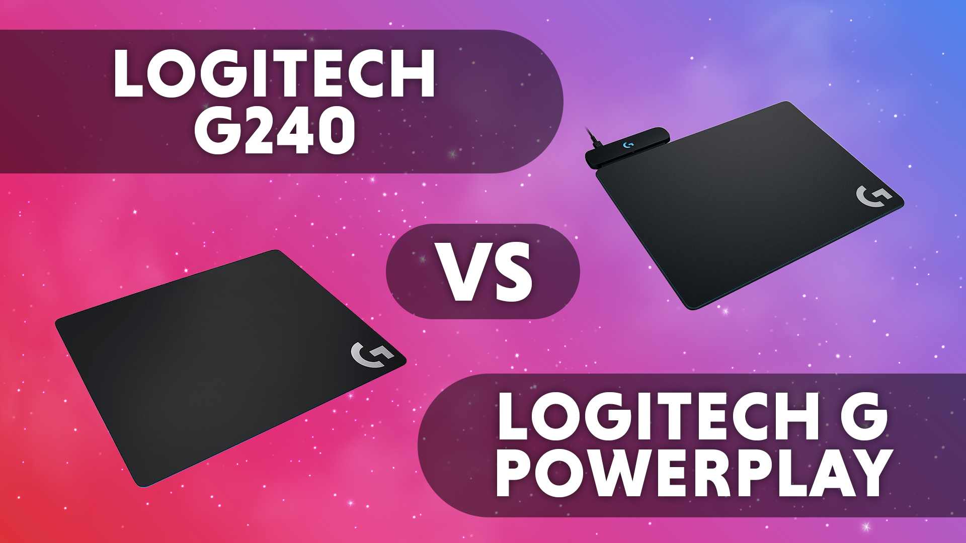 Watch Logitech G240 Gaming Mouse Pad X Logitech G POWERPLAY Mouse Pad ...