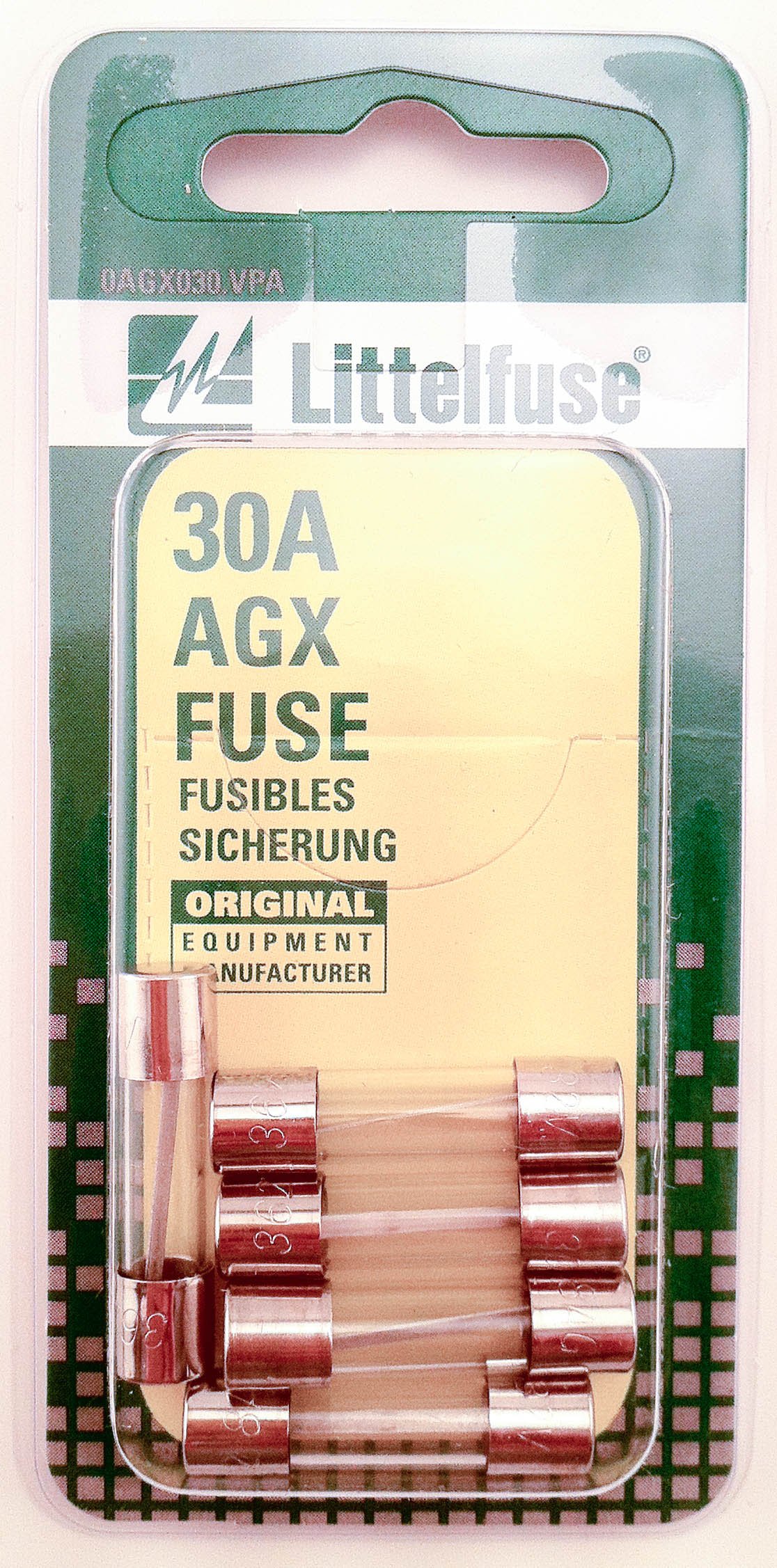 Amazon.com: Littelfuse AGX30BP Agx Gls Fuse 5Cds/Pk, 30A" : Tools ...