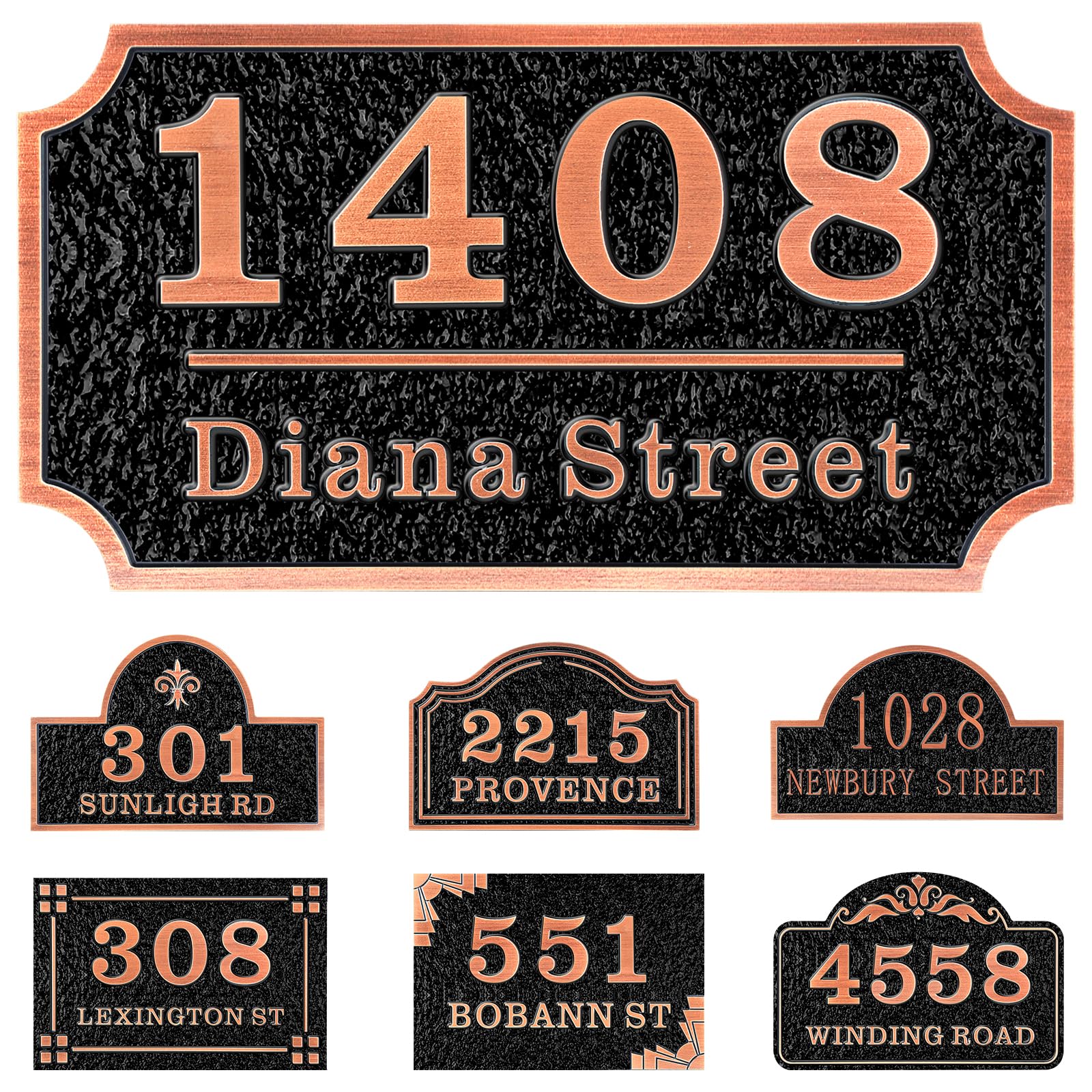 Snapklik.com : Personalized Cast House Address Plaque Custom House ...