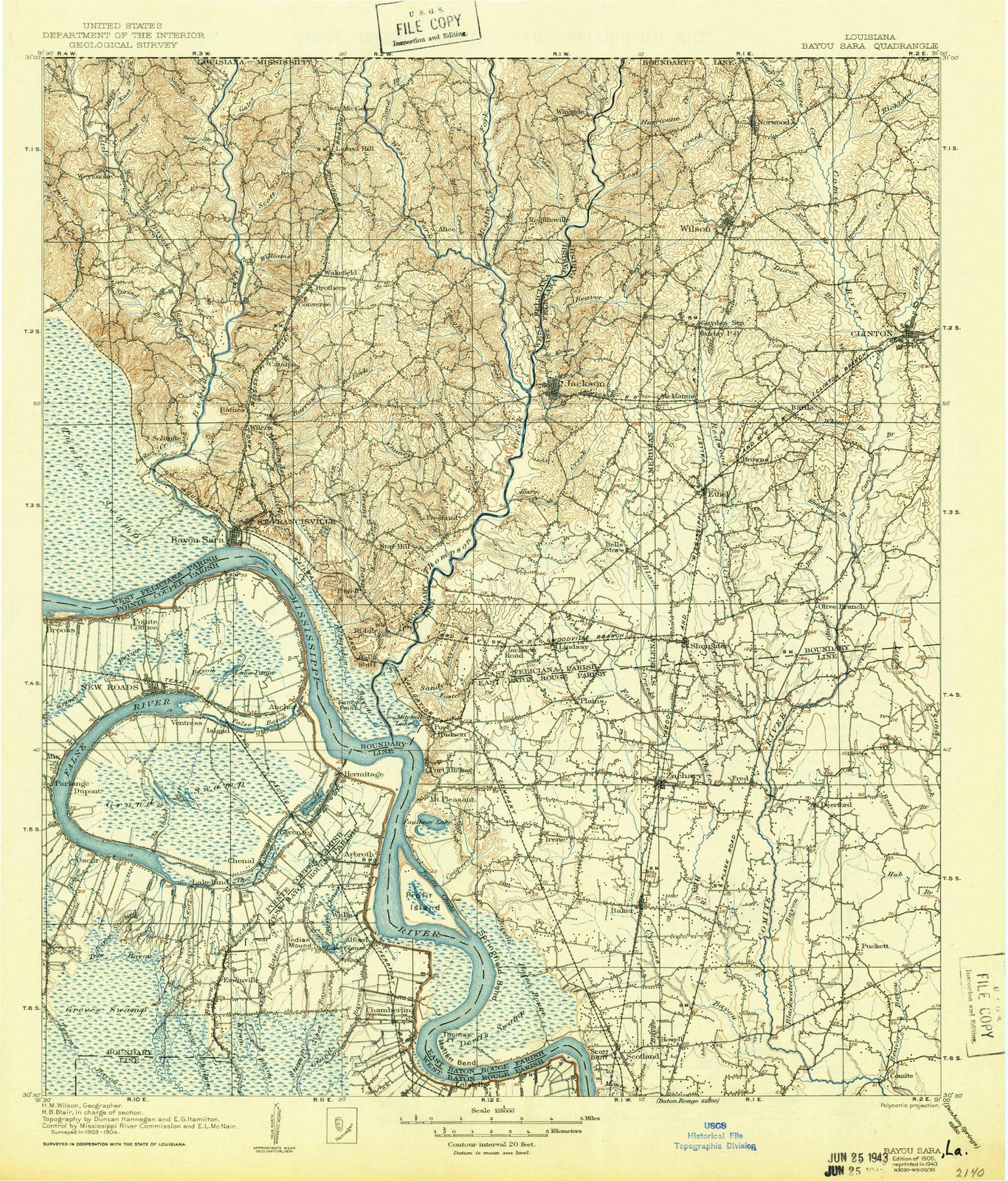 Louisiana Bayou Map