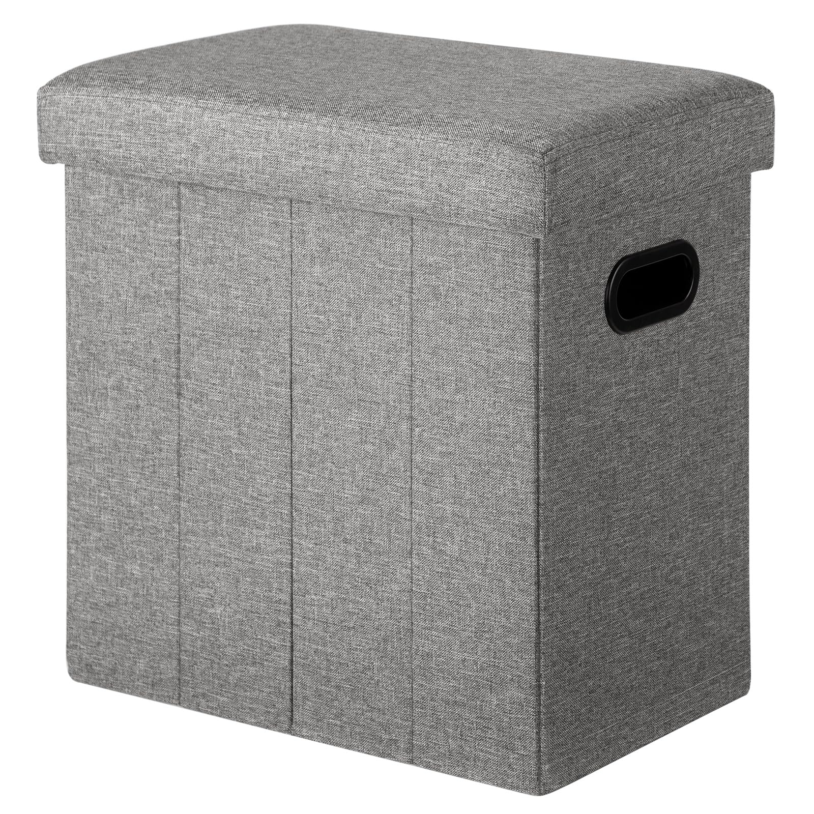 COSYLAND Tall Ottoman with Storage - 42x27x42 CM Slim Ottoman Footrest ...