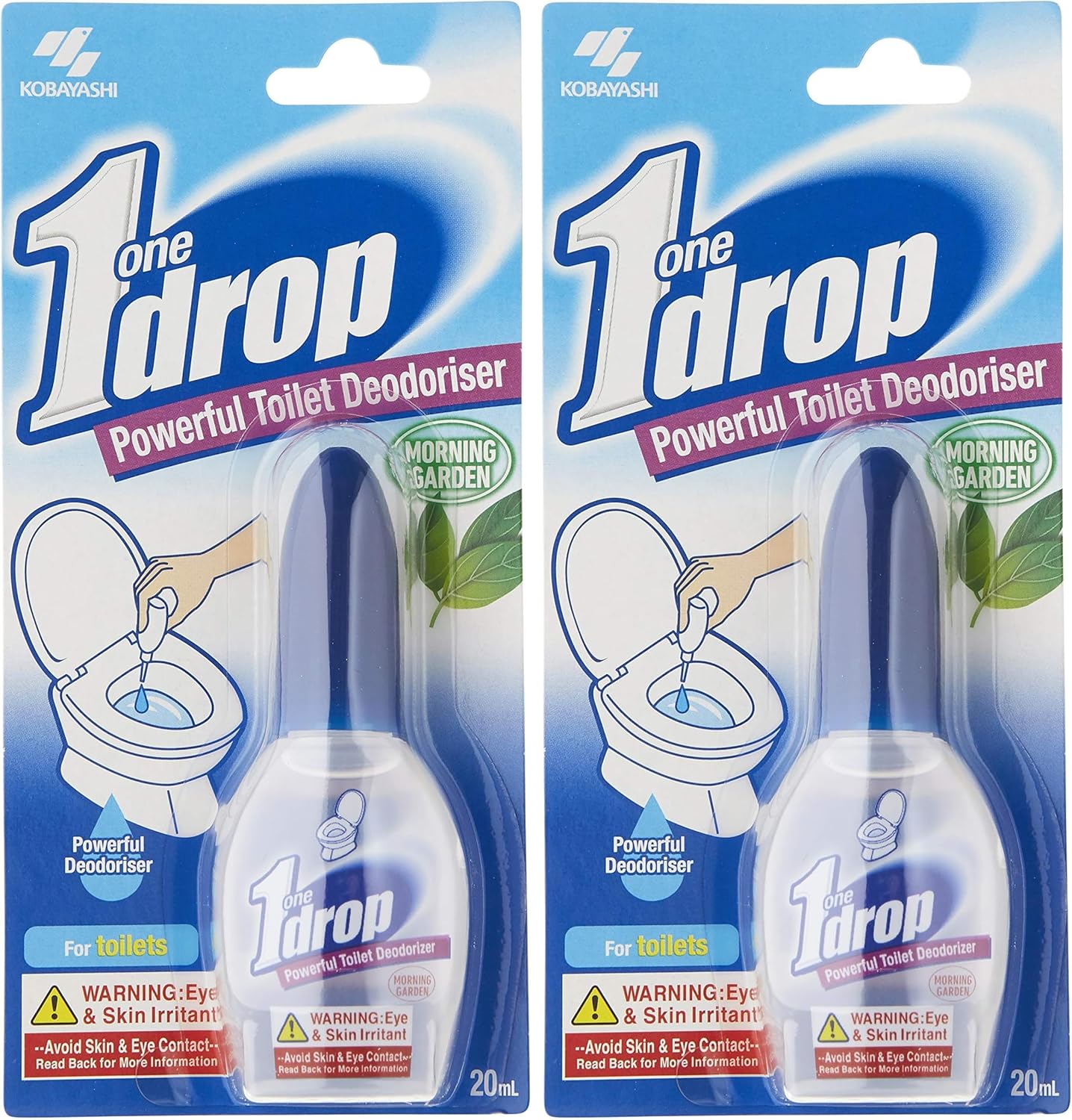 One-Drop Toilet Deodorizer, Morning Garden,20 millilitre (Pack of 2 ...