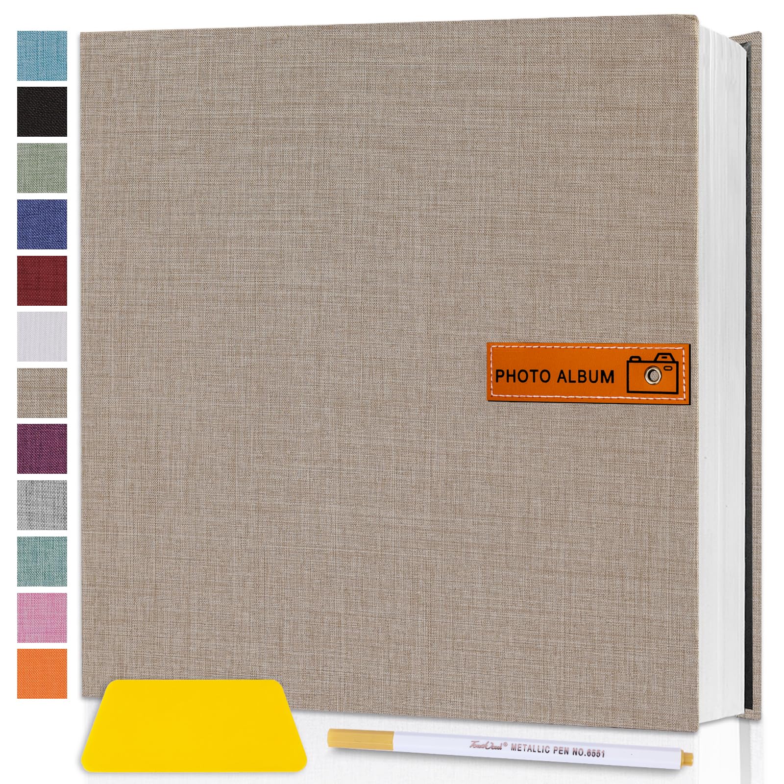 Amazon.com: Large Photo Album Self Adhesive Page for 4x6 5x7 8x10 ...