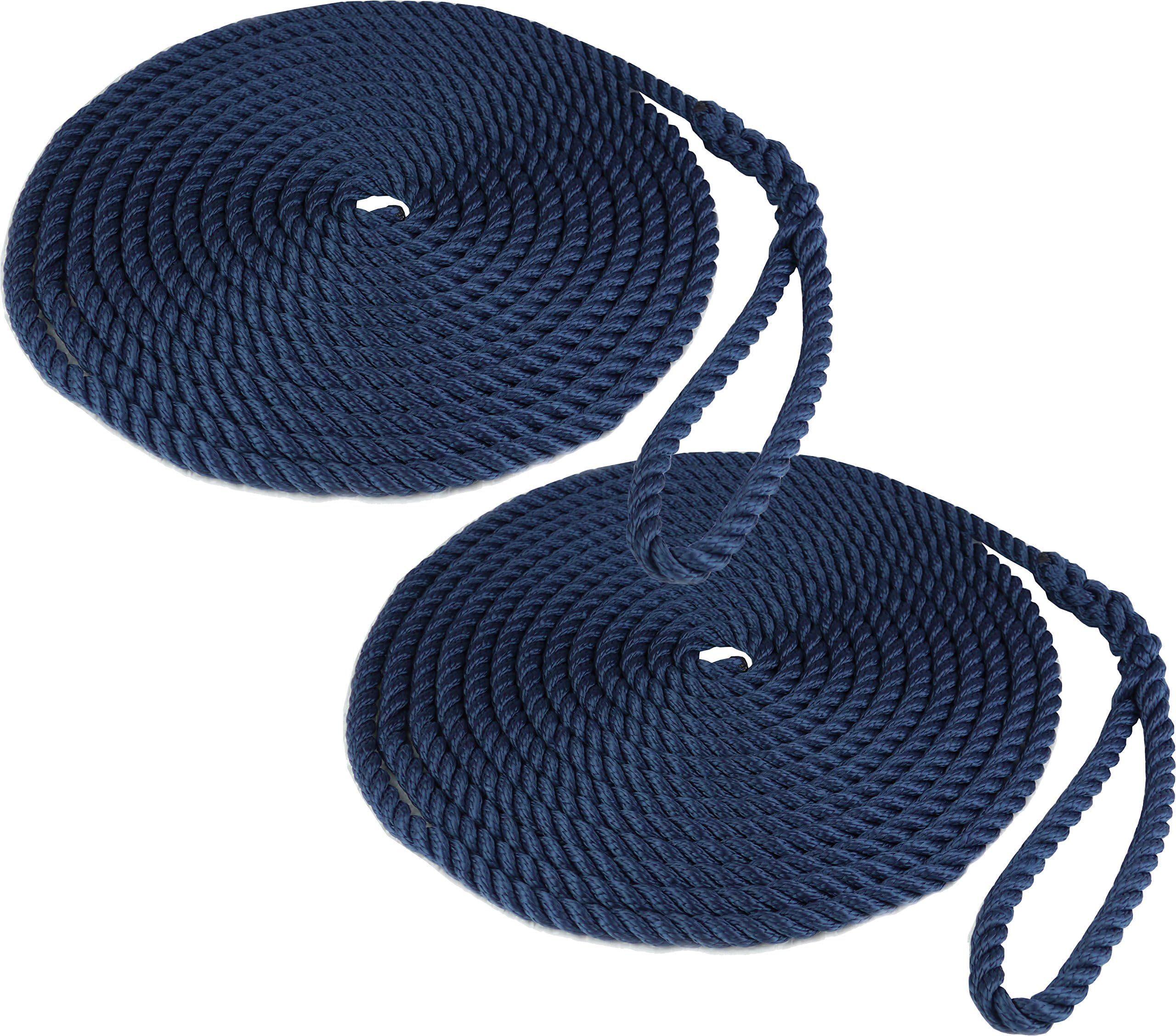 Savage Island 2 x 14mm Docking Boat Yacht Lines Mooring Sailing Rope ...