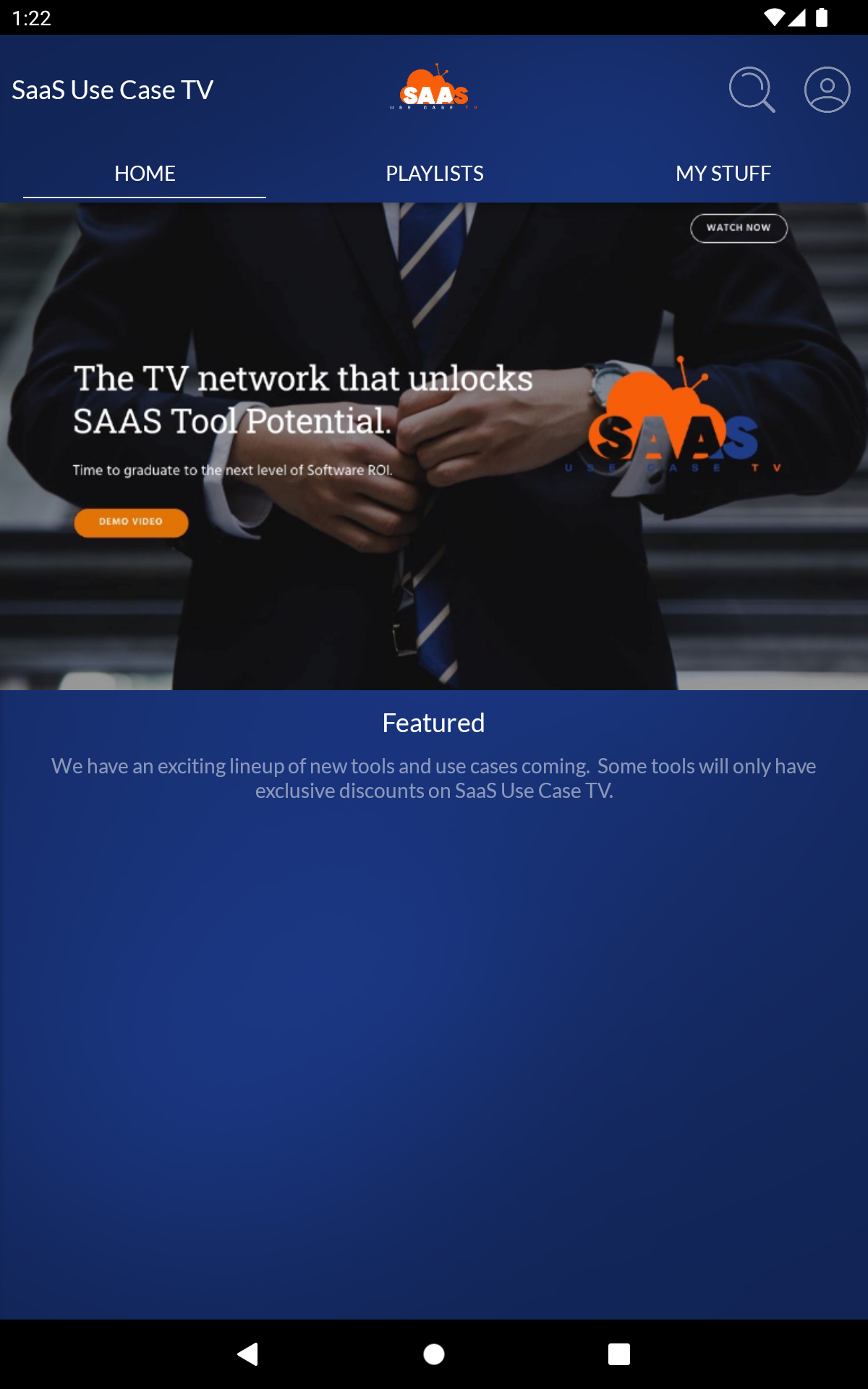 SAAS Use Case TV - App on Amazon Appstore
