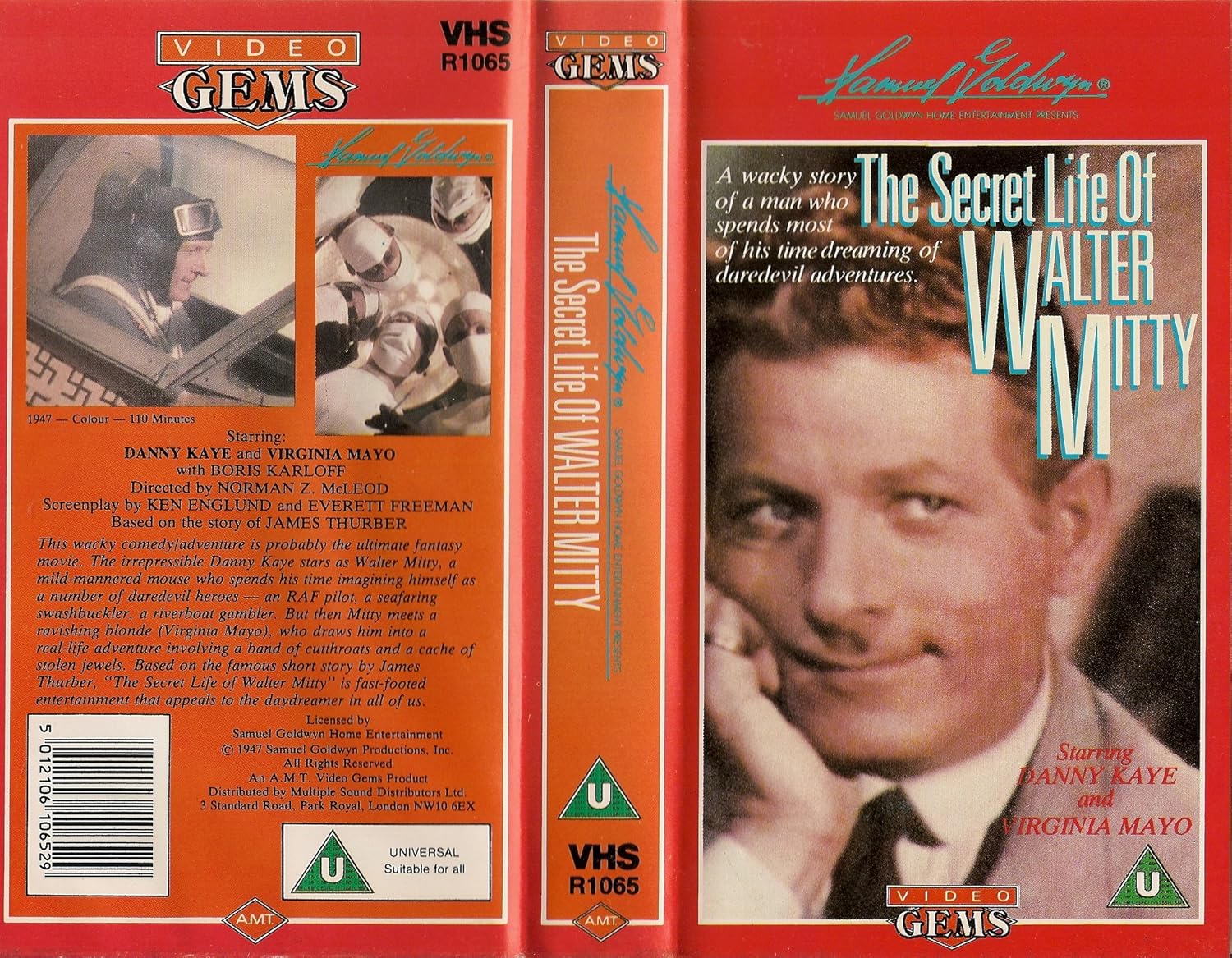 Amazon.com: The Secret Life of Walter Mitty [VHS] : Danny Kaye ...