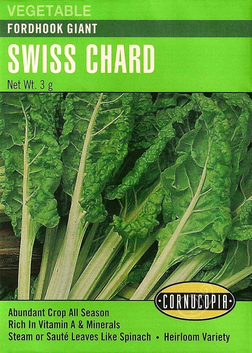 Amazon.com : Heirloom Swiss Chard Fordhook Giant : Chard Plants : Patio ...