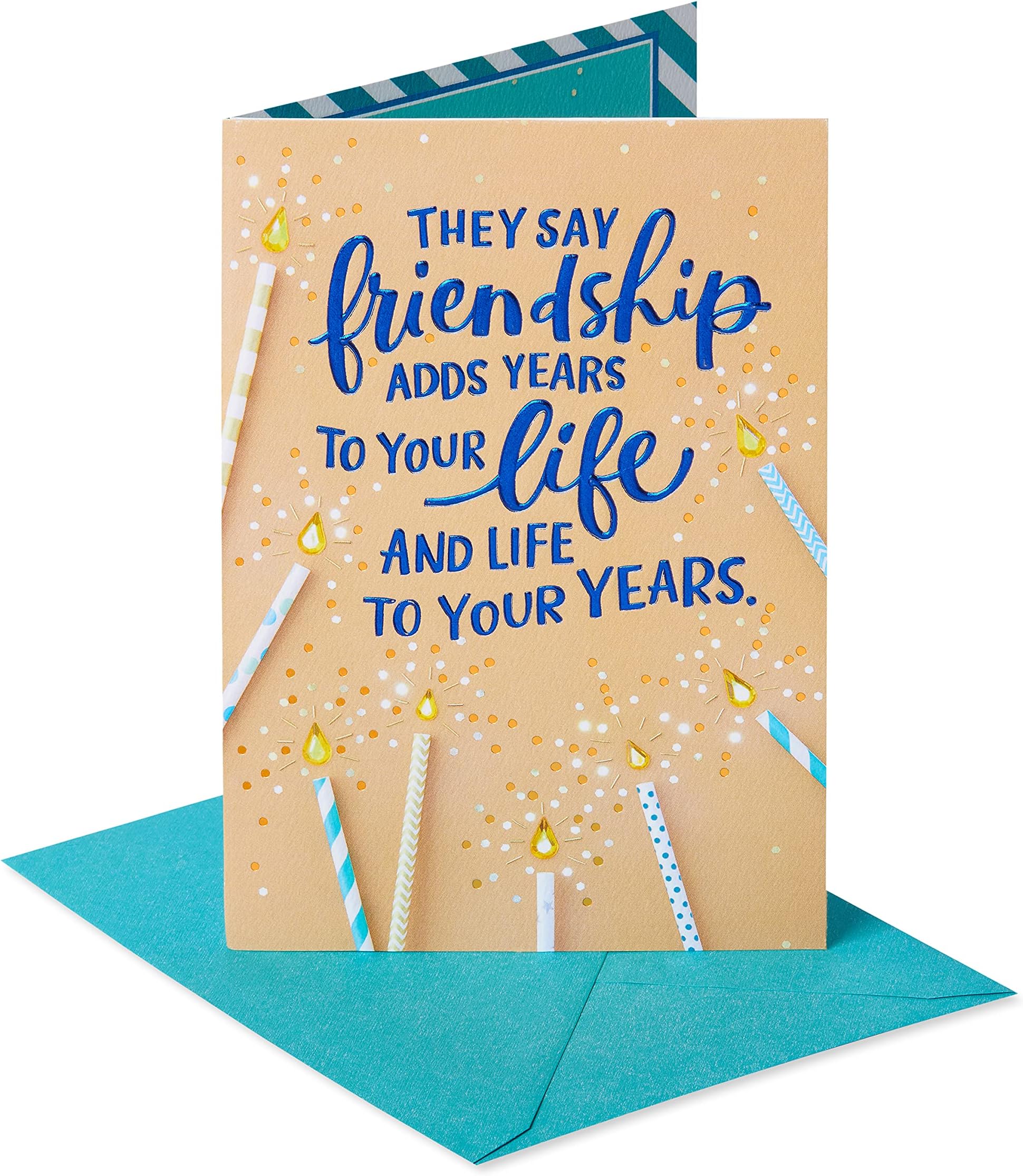 American Greetings Birthday Card for Friend (Live Forever) : Amazon.ca ...