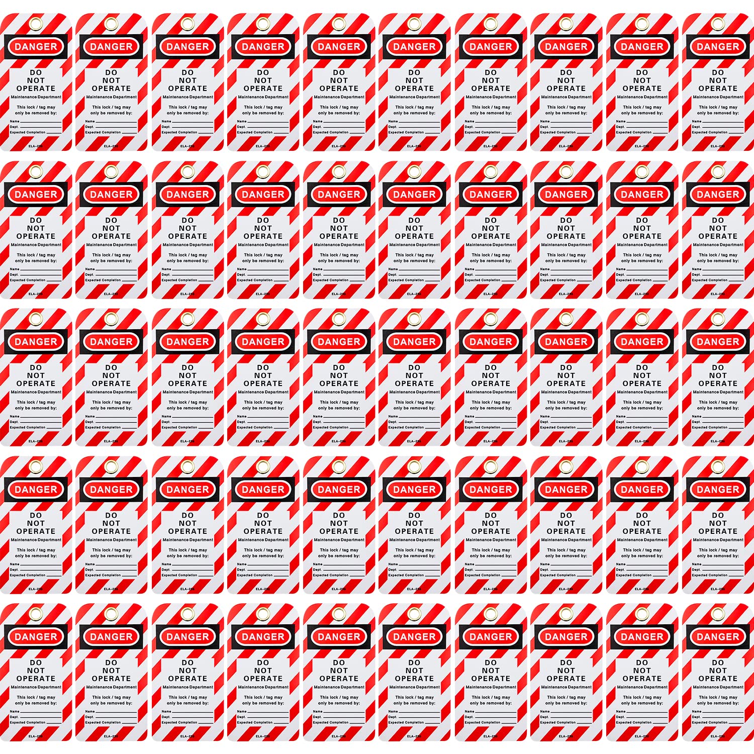 Snapklik.com : SAFBY Lockout Tagout Tags, 57"x29", OSHA Compliant, Loto ...