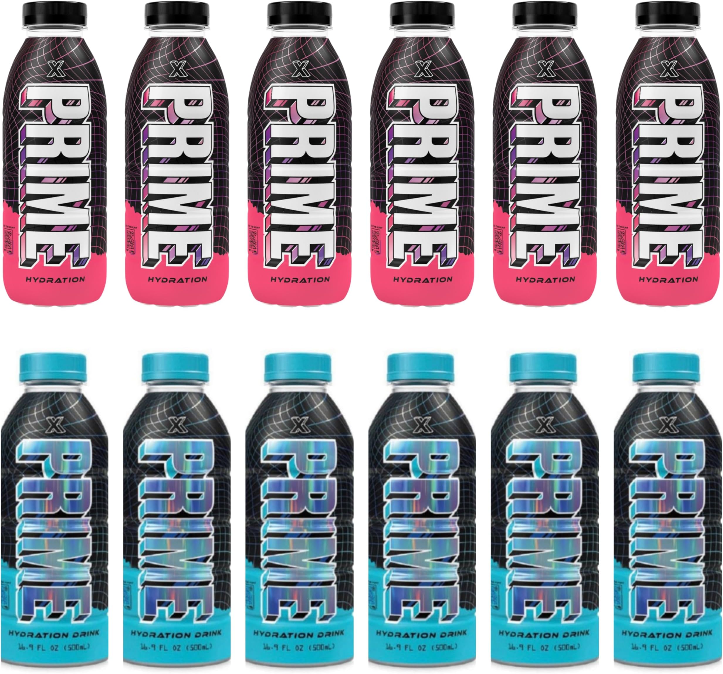 Amazon.com : PRIME Ice POP Hydration Drink 16.9 FL. OZ (500ML) 12-Count ...