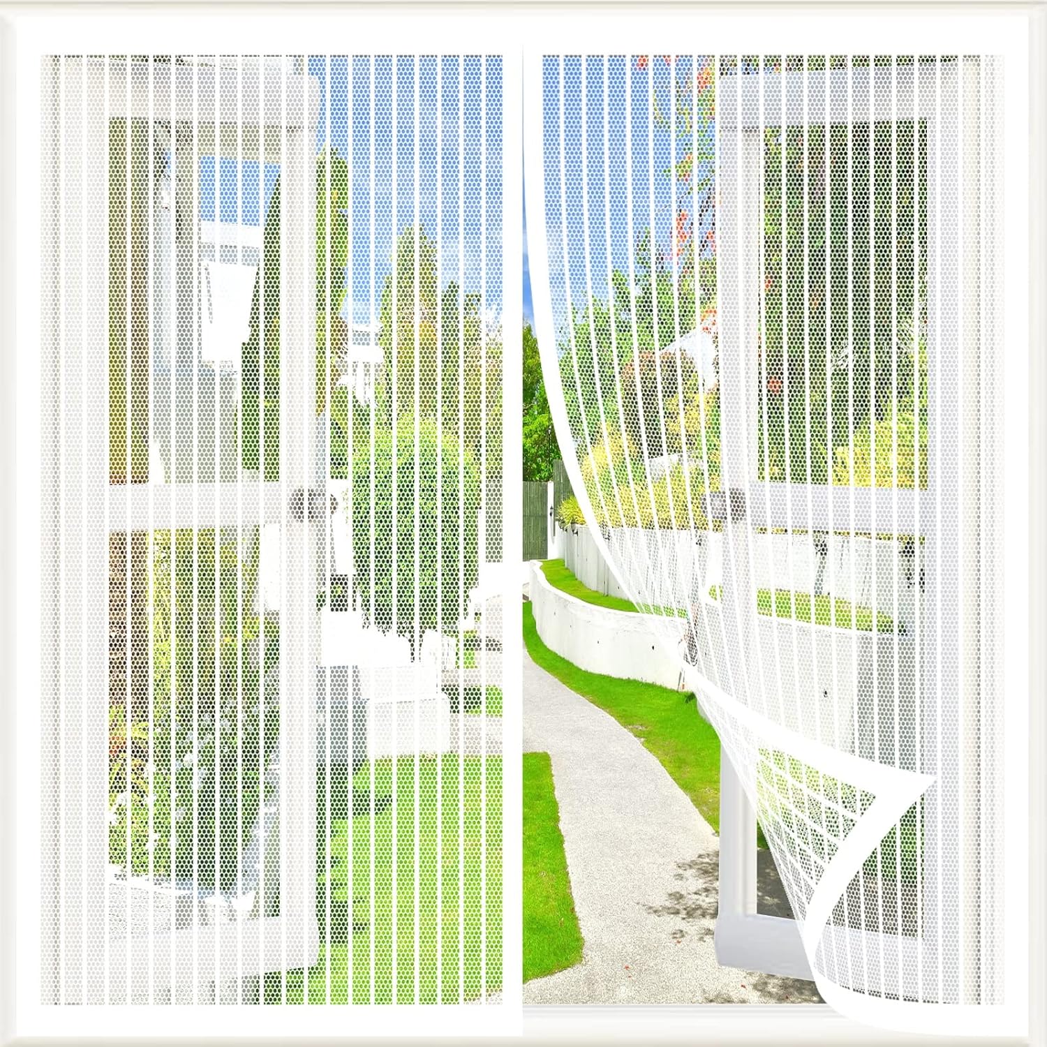 Fly Window Screen 125 x 95 cm(49 x 37inch) Anti Mosquito Mesh, Fly Nets ...