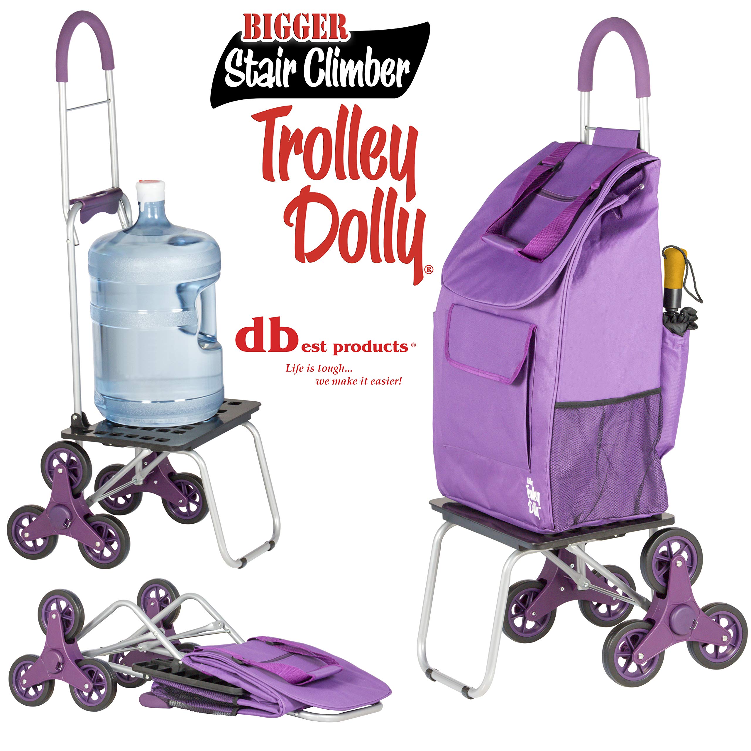 Snapklik.com : Dbest Products 01-757 Stair Climber Bigger Trolley Dolly