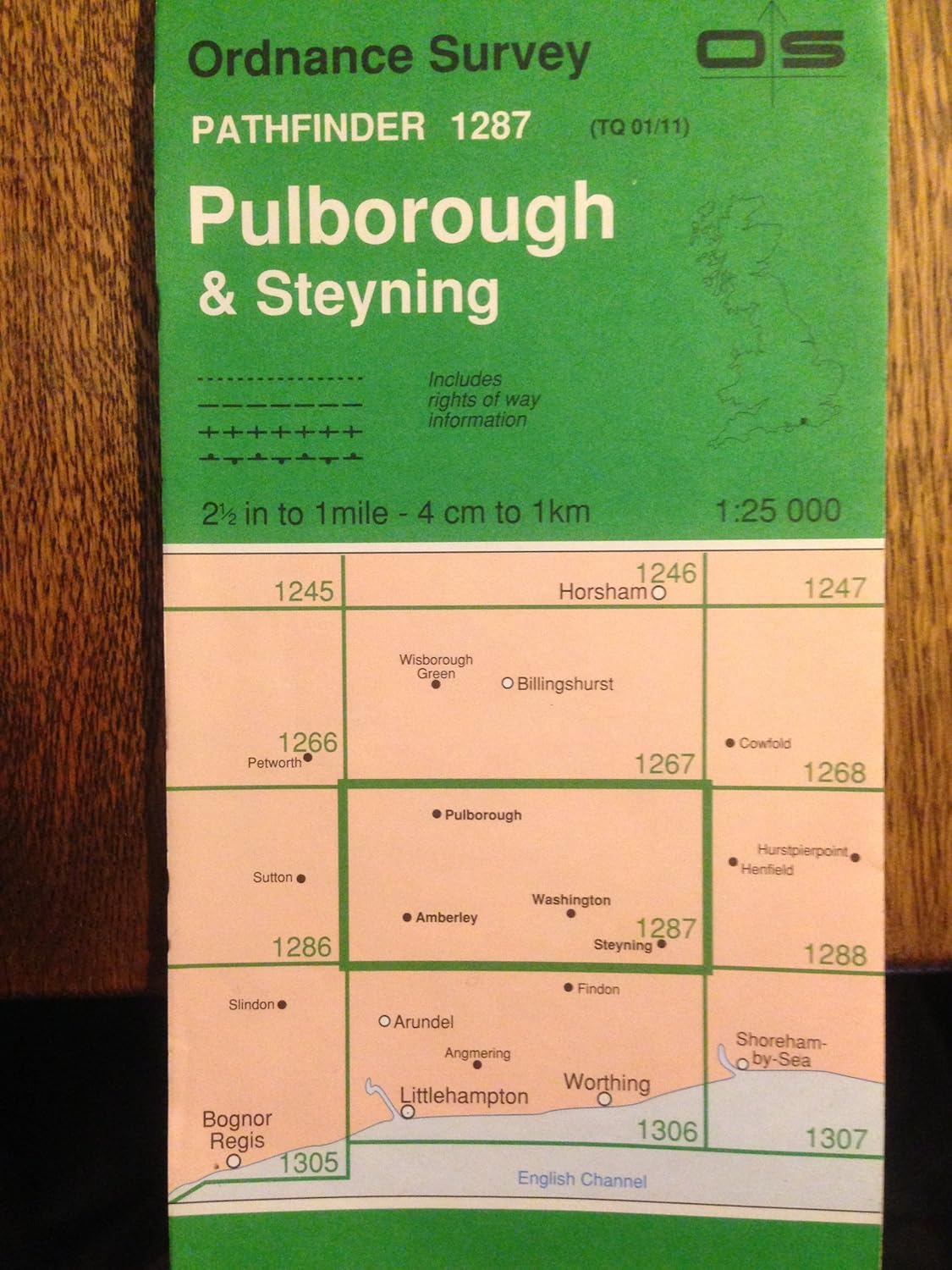 Pulborough and Steyning (Sheet 1287 (TQ01/11)) (Pathfinder maps ...