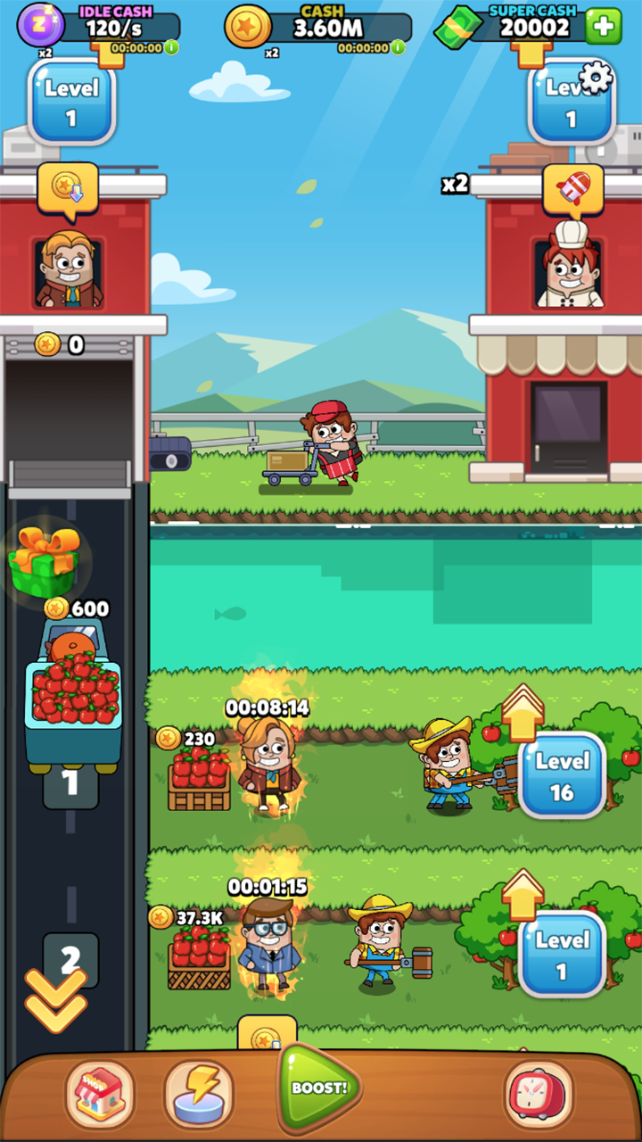 Idle Stickman Farming Tycoon: Farm Clicker Game-Amazonアプリストアのアプリ