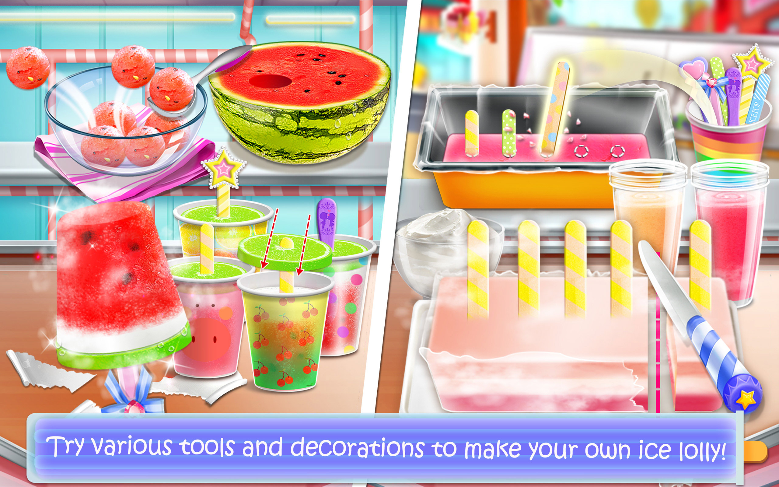 Ice Cream Lollipop Maker - Cook & Make Food Games - App on Amazon Appstore