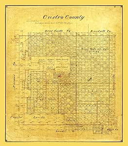 Amazon.com: MAPS OF THE PAST Historic County Map - Castro County Texas ...