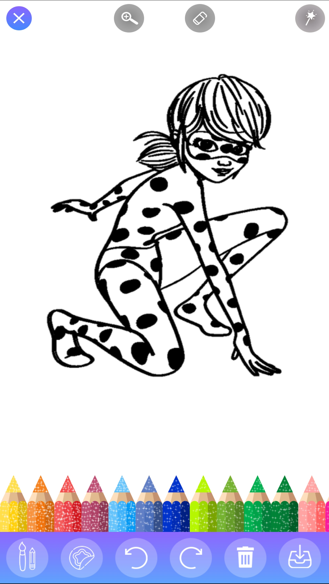 LadyCat Glitter Coloring Pages:Amazon.com:Appstore for Android