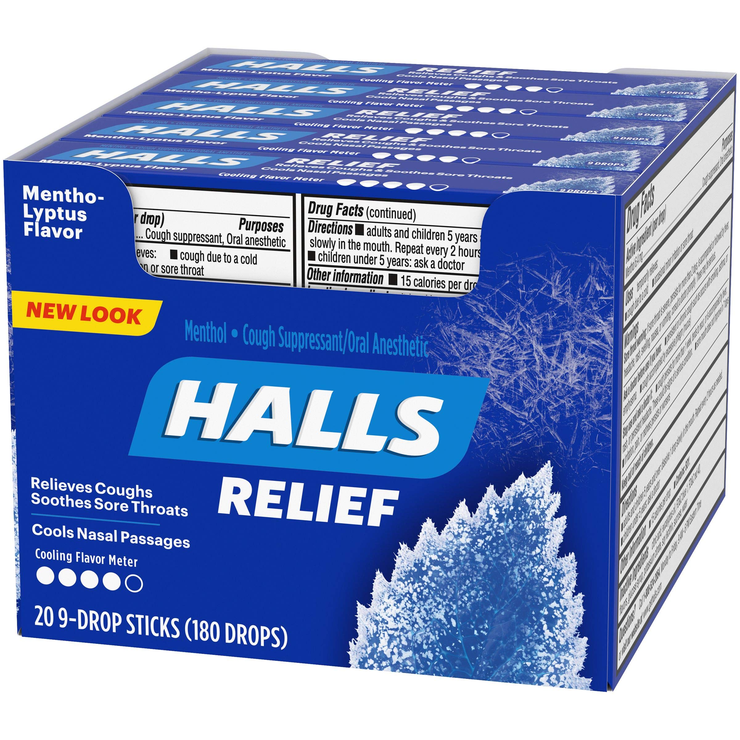 HALLS Relief Mentho-Lyptus Menthol Flavor Cough Drops,...B004I8SYBC ...
