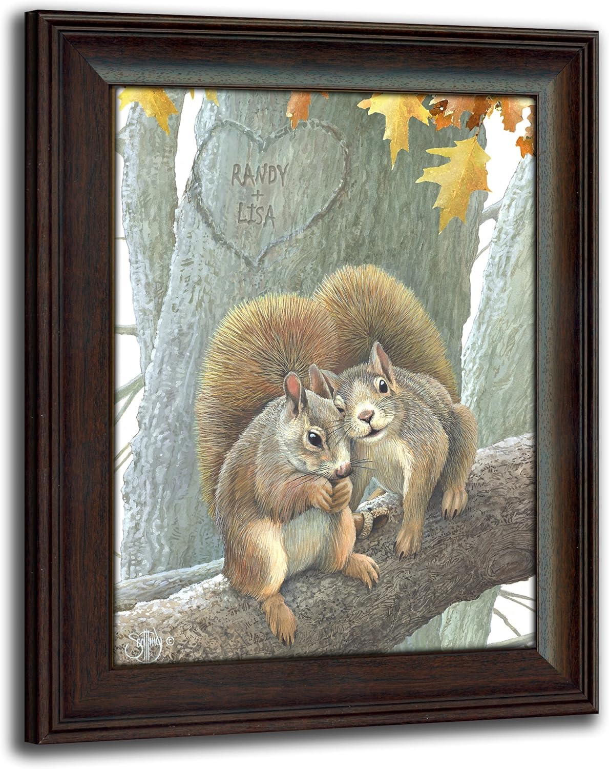 Amazon.com: Personal-Prints | Personalized Romantic Wildlife Themed Art ...