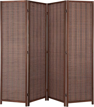 Amazon.com: Rose Home Fashion Room Divider Privacy Screen 16" Room ...