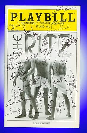 The Ritz, Autographed Broadway Playbill + Rosie Perez, Kevin Chamberlin ...